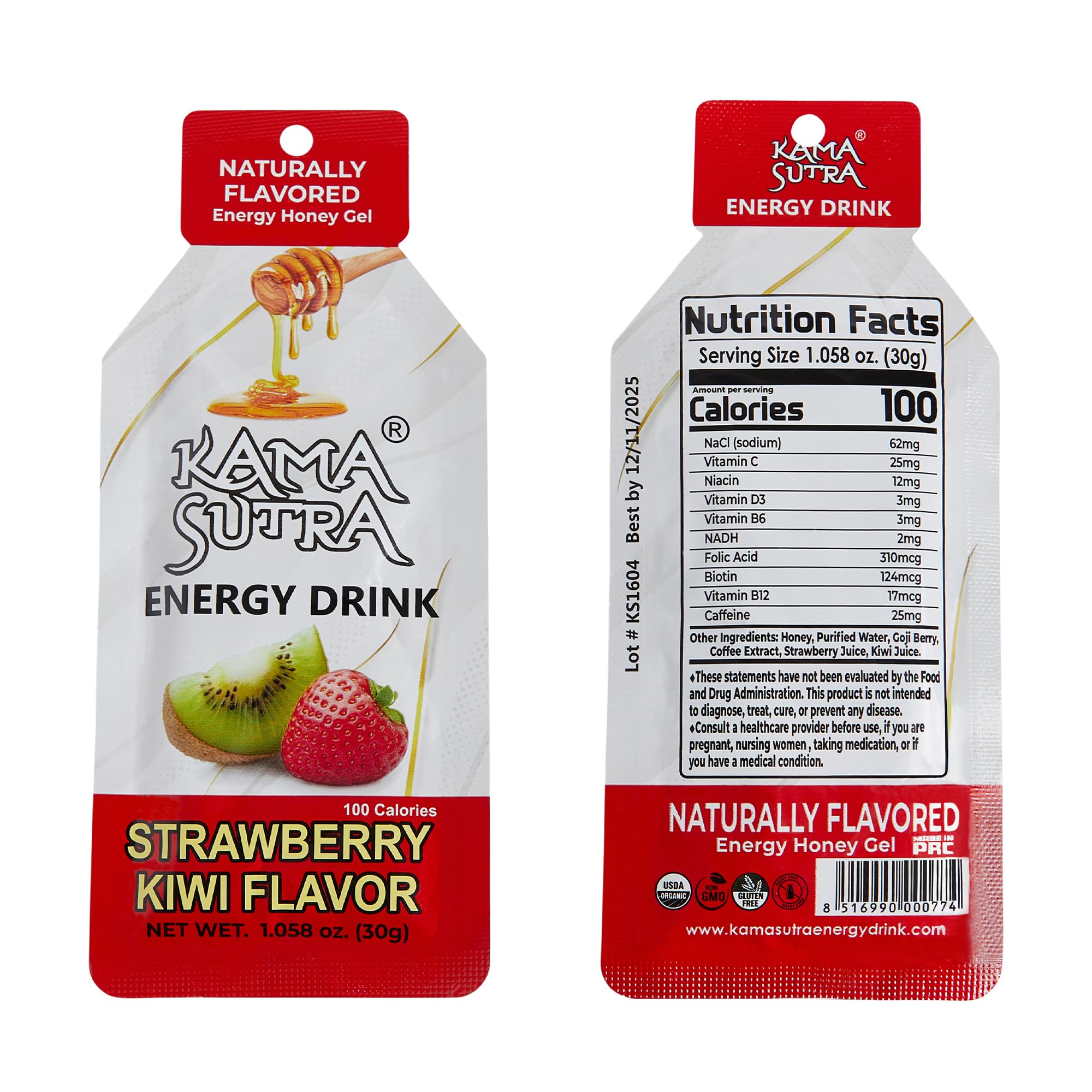 Amazon.com : KAMA SUTRA ENERGY DRINK Gel for Daily Fitness Natural ...