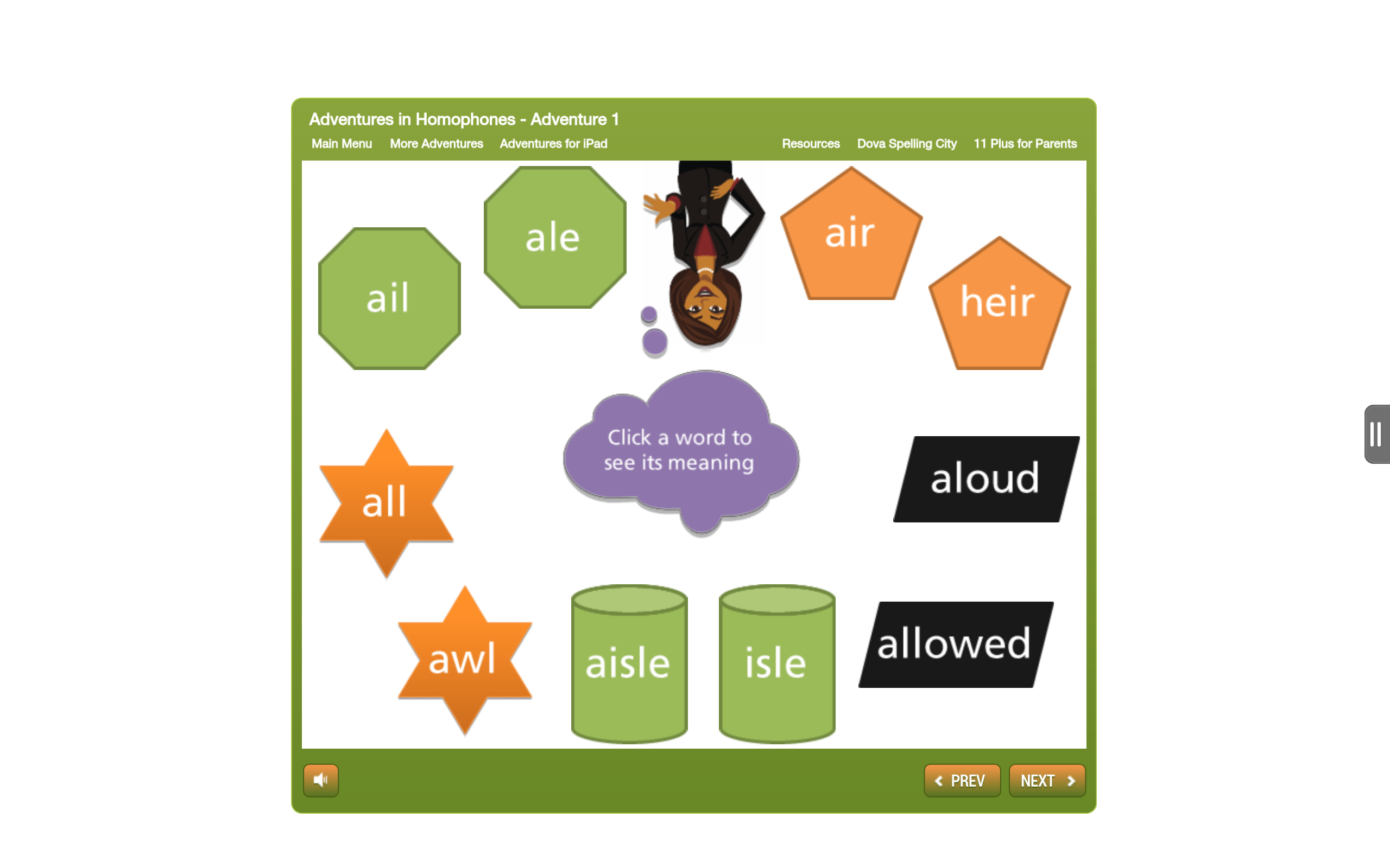 Adventures in Homophones - Adventure 1 - App on Amazon Appstore