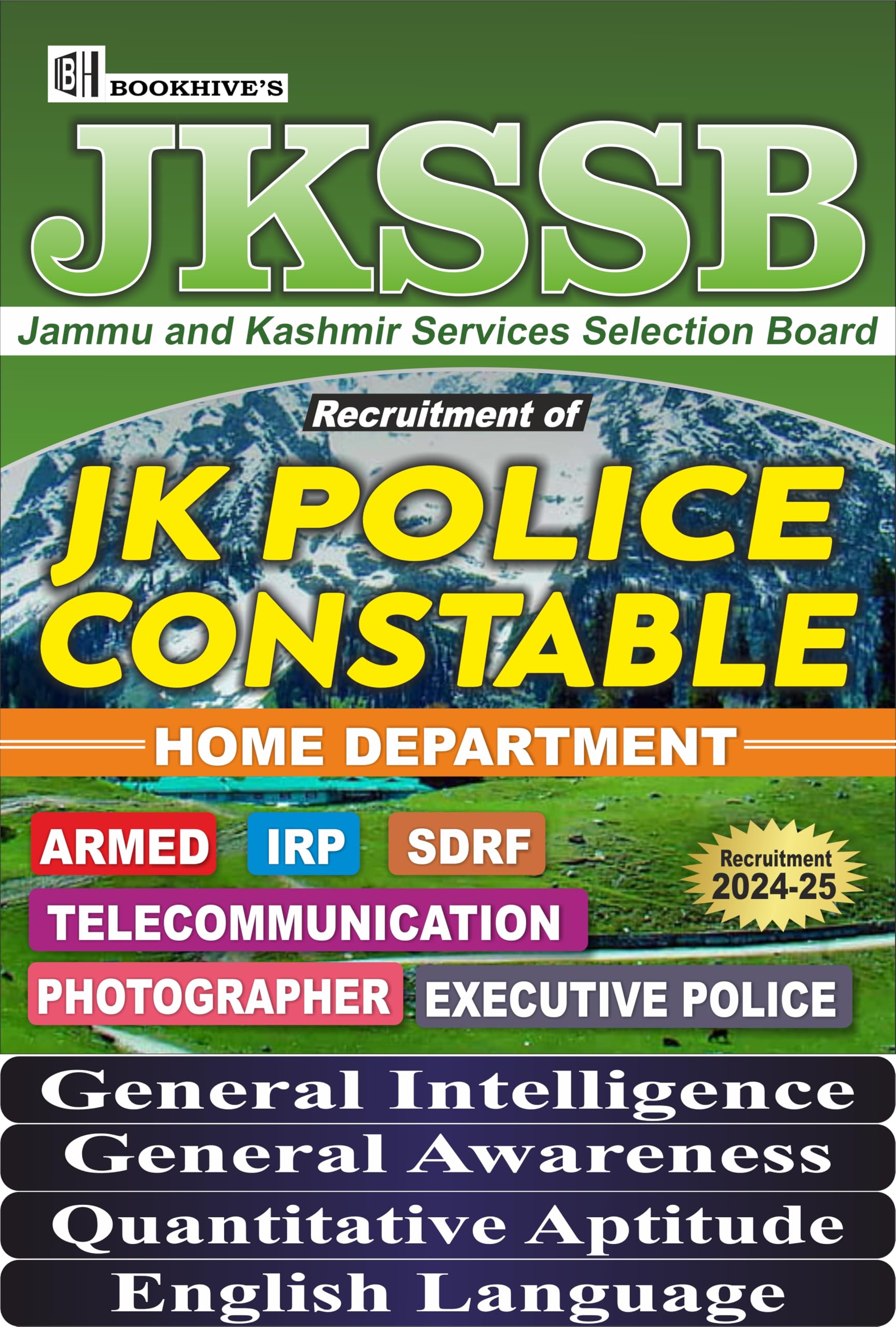 JKSSB Jammu & Kashmir JK Police Constable Book 2024-2025 (Set of 4 ...