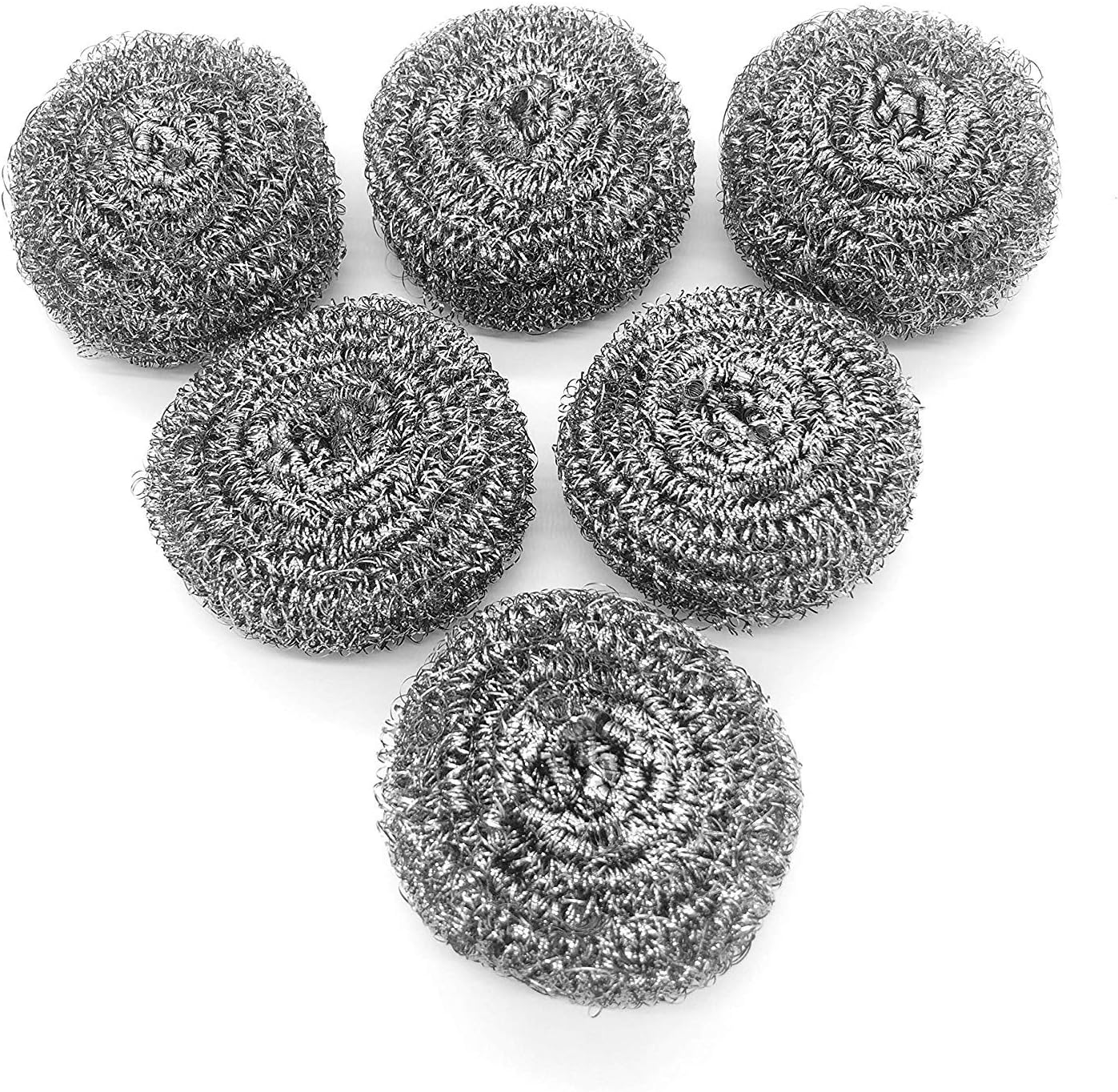 Amazon.com: 6 Pack Stainless Steel Sponges,Heavy Duty|Flexible ...