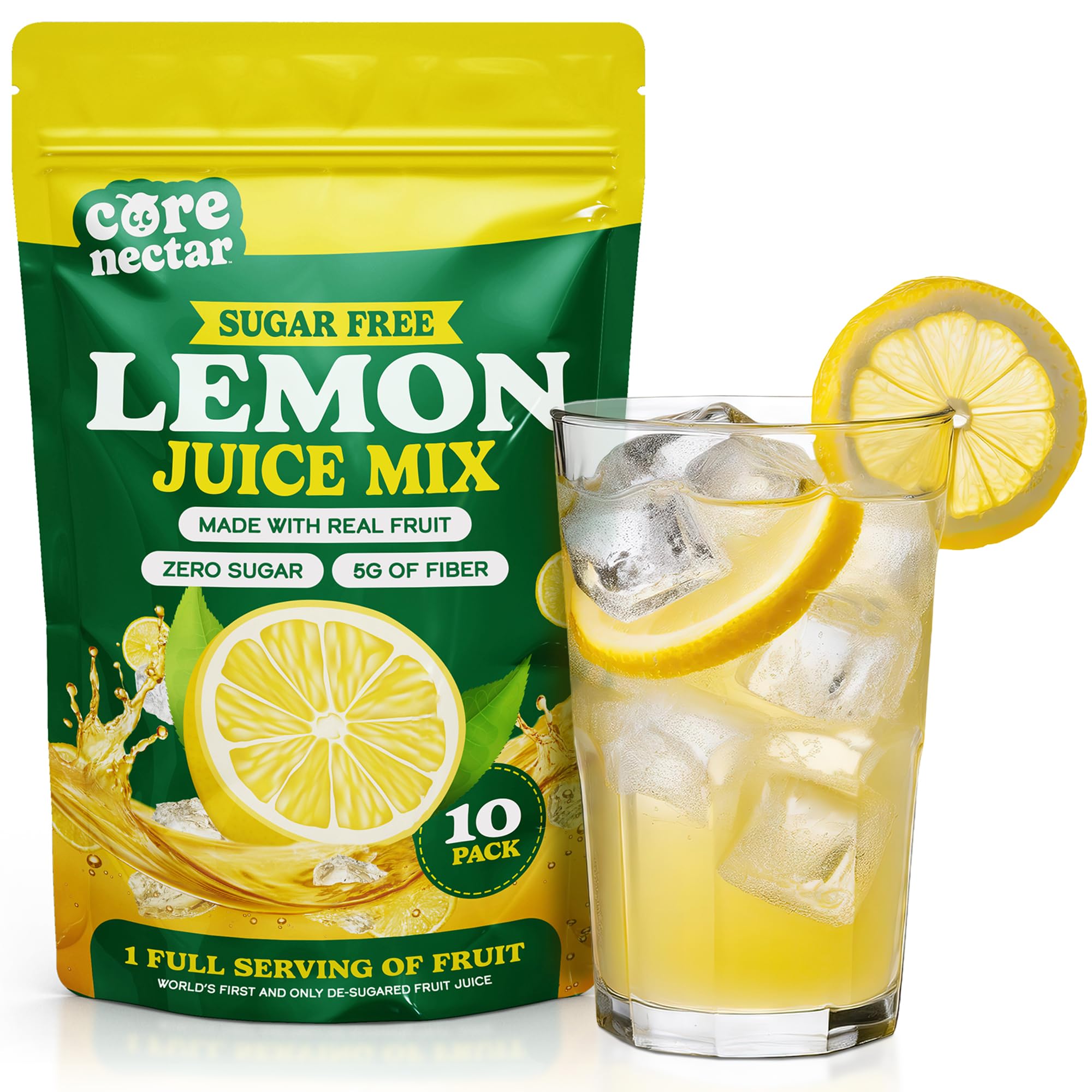 Amazon.com : Zero Sugar Lemonade Juice Packets - 100% Sugar Free ...
