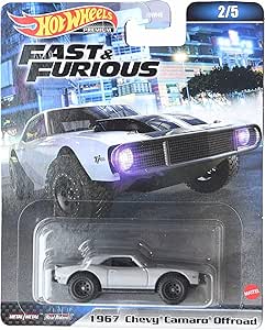 Hot Wheels 1967 Chevy Camaro Offroad, Fast & Furious 2/5 1:64 Scale Premium : Amazon.ca: Toys ...