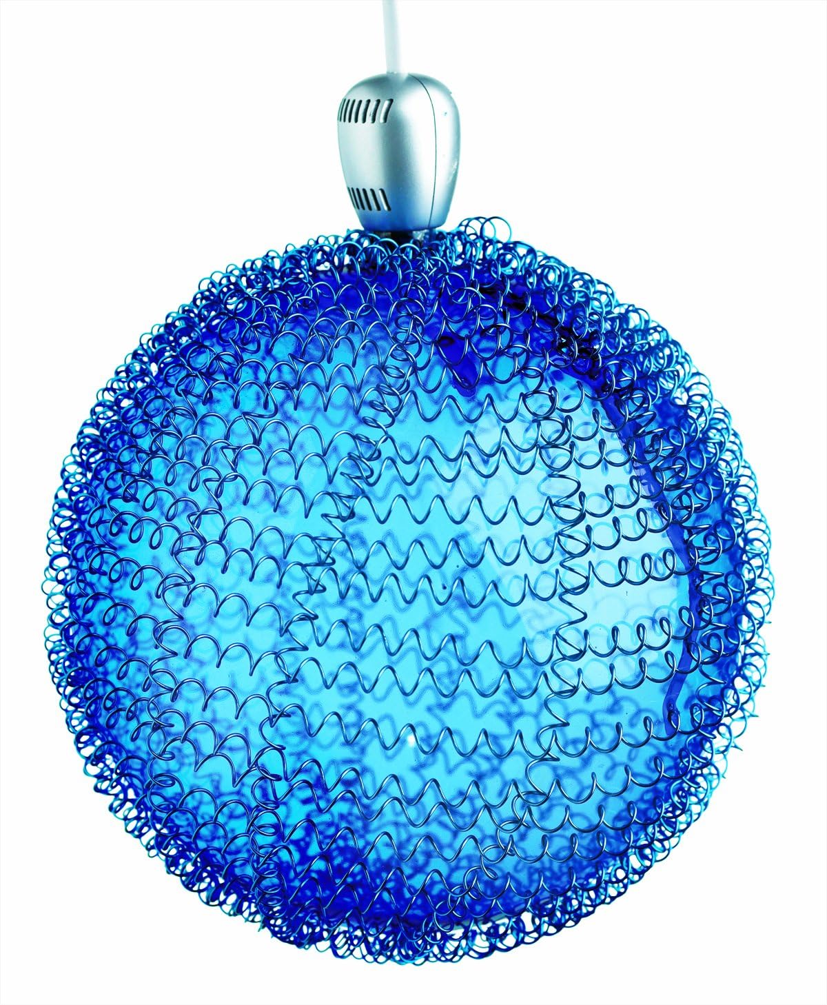 Amazon.com: GKI/Bethlehem Lighting Maille 6-Inch LED Glass Sphere, Blue ...
