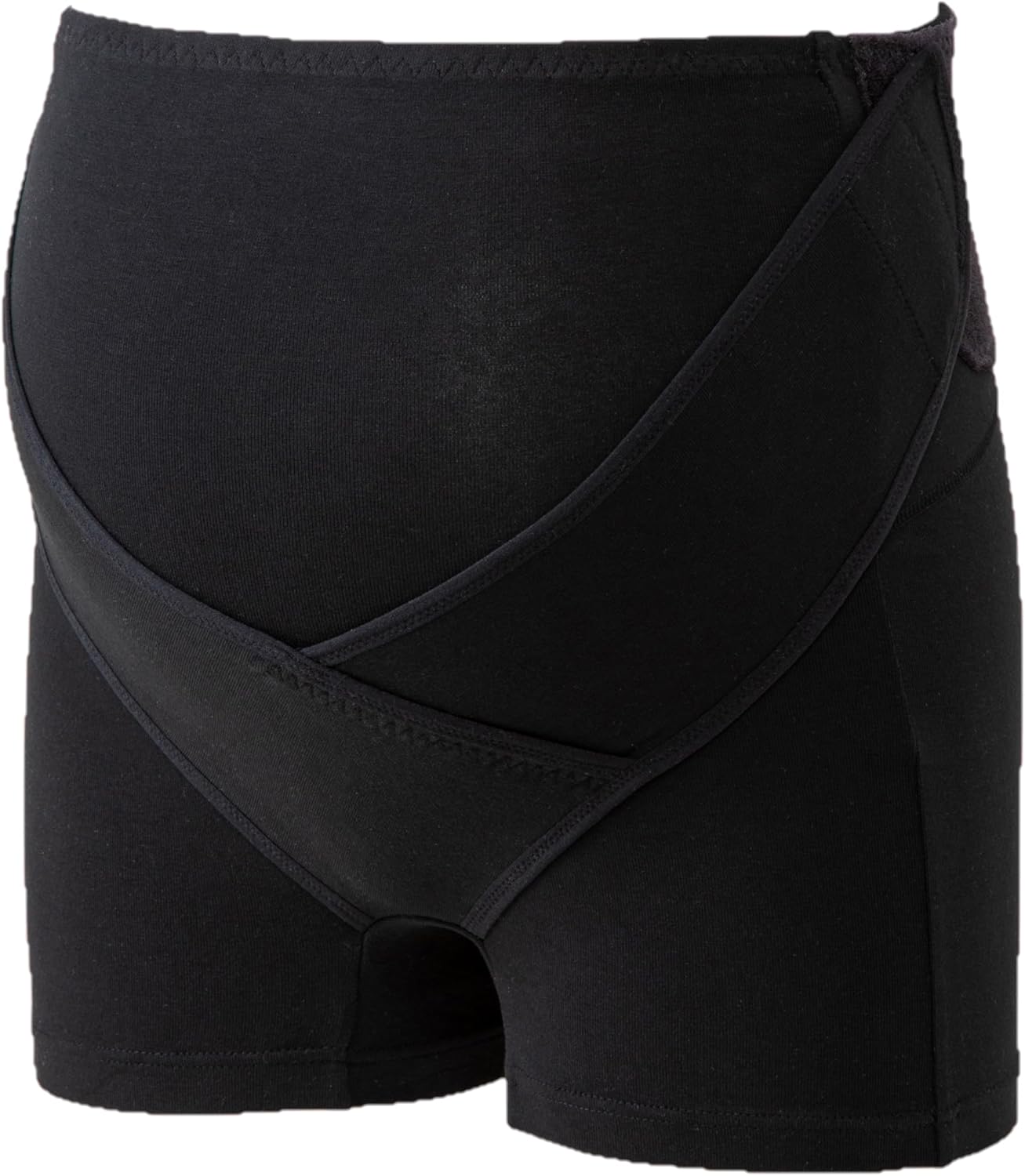 Amazon | [犬印本舗] 肌にやさしいお腹を支えるパンツ妊婦帯 ブラック LL HB8431 | 腹帯・マタニティガードル | ファッション 通販