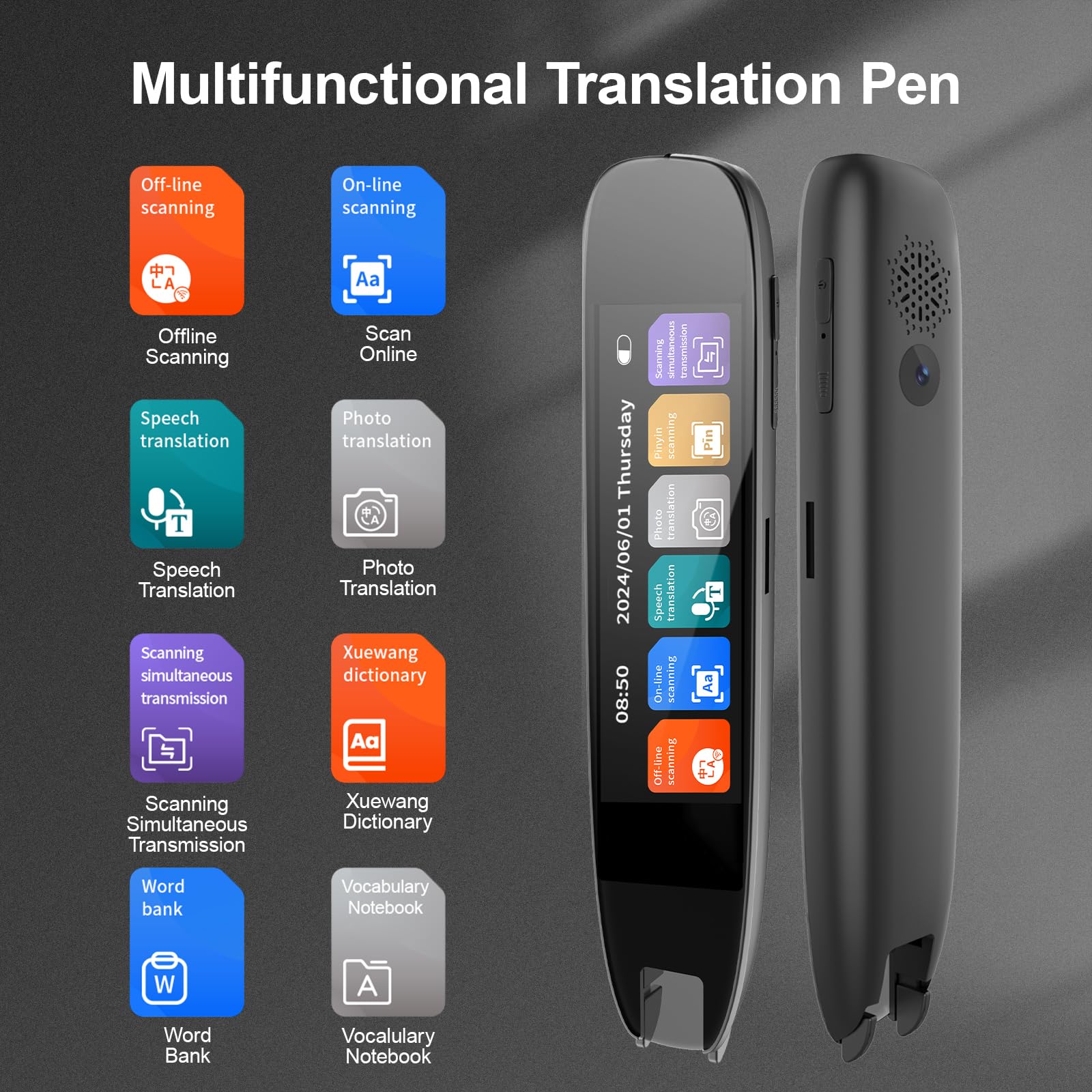 Glipazap Translator Pen, Reading Pen For Dyslexia, Pen Scanner Text To ...