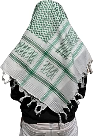 Shemagh Keffiyeh Traditional Head Scarf Arabic Head cover for Turbante ...