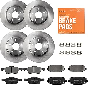 Max Advanced Brakes ValueMAX Front & Rear Brake Kit | Fits 2012-2019 Dodge Grand Caravan 2 ...