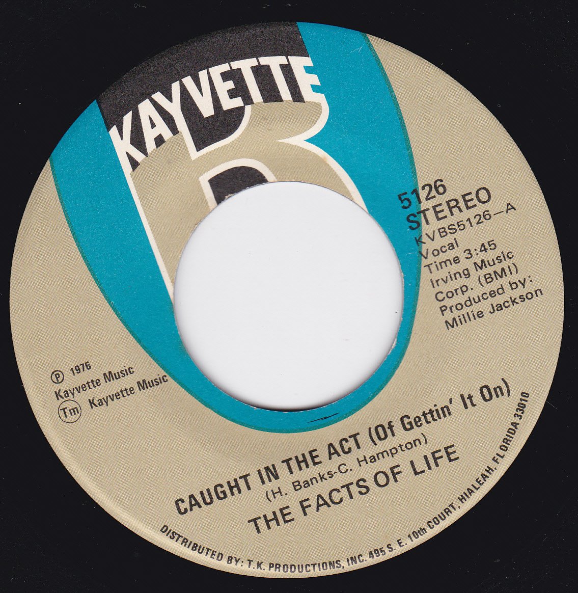 The Facts Of Life - 45vinylrecord Caught In The Act (Of Gettin It On)/L ...