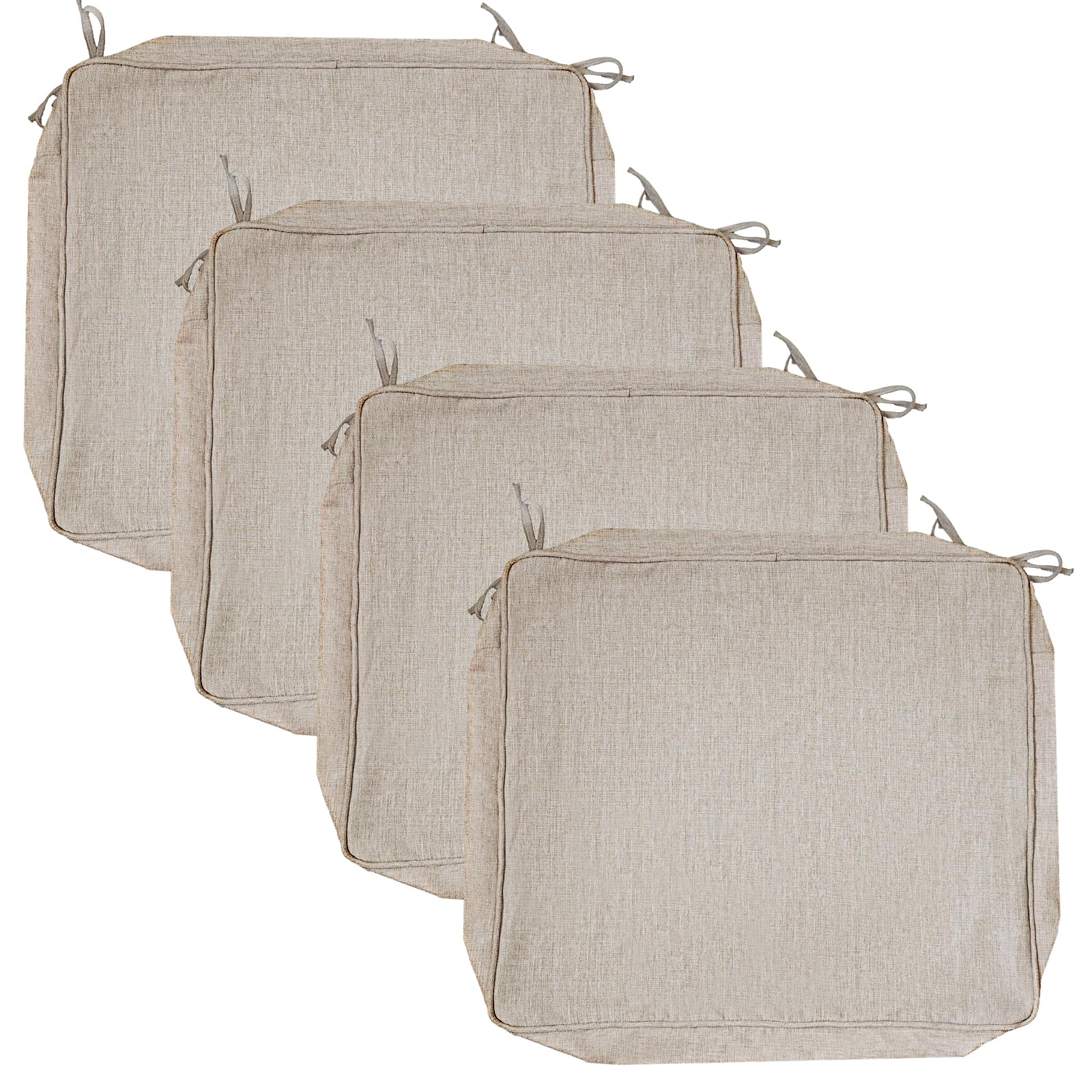 Amazon.com: JMGBird Outdoor Patio Cushion Covers Set of 4 Chair Seat ...