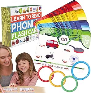Phonics Flash Cards - CVC Words, Digraphs, Blends | Learn To Read In 20 ...