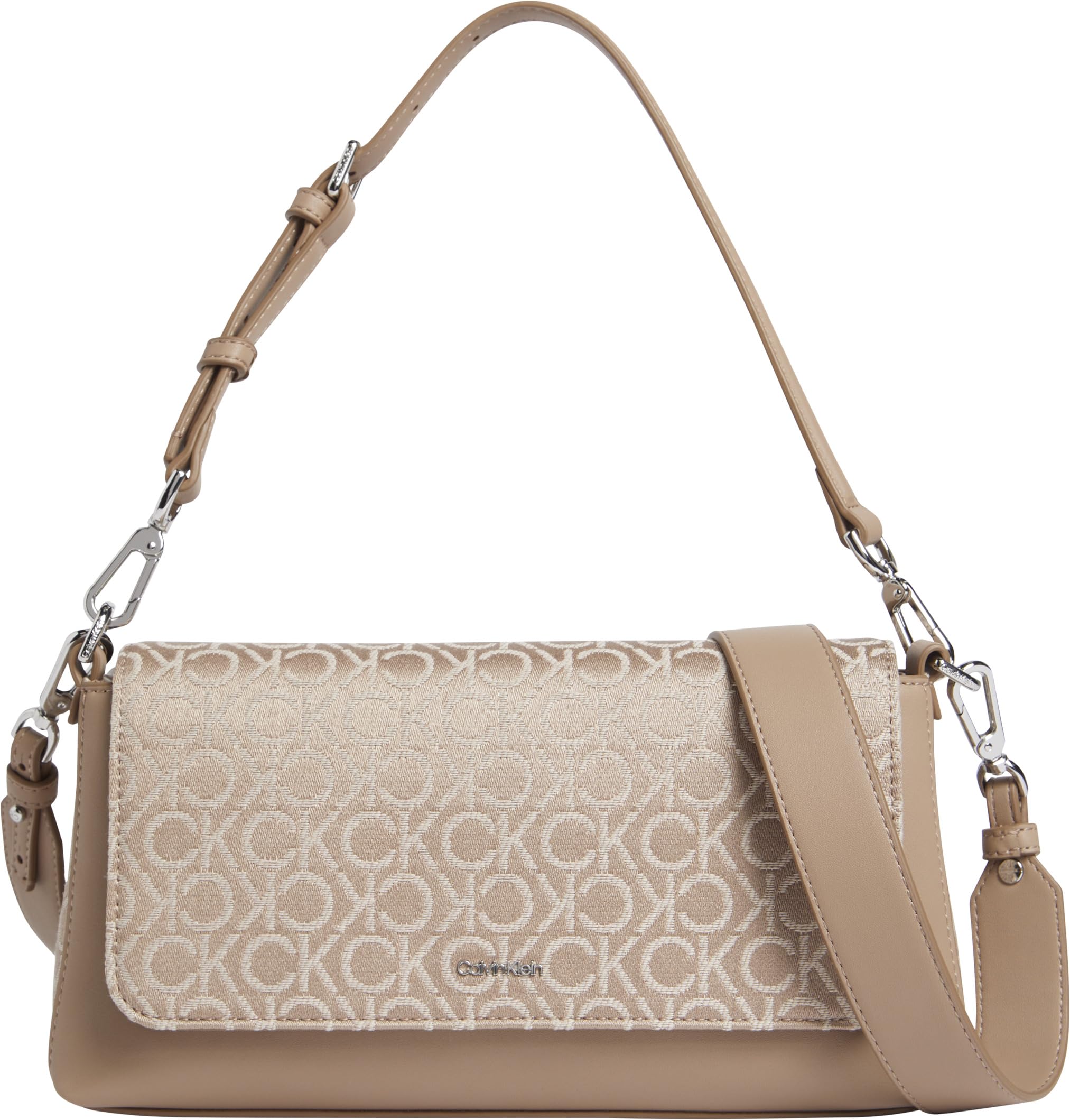 Calvin Klein CK MUST SHOULDER BAG_JCQ Kadın Çanta, Kahverengi, Tek ...