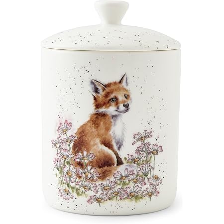 Wrendale Designs Medium Lidded Storage Jar Fox Design : Amazon.co.uk ...