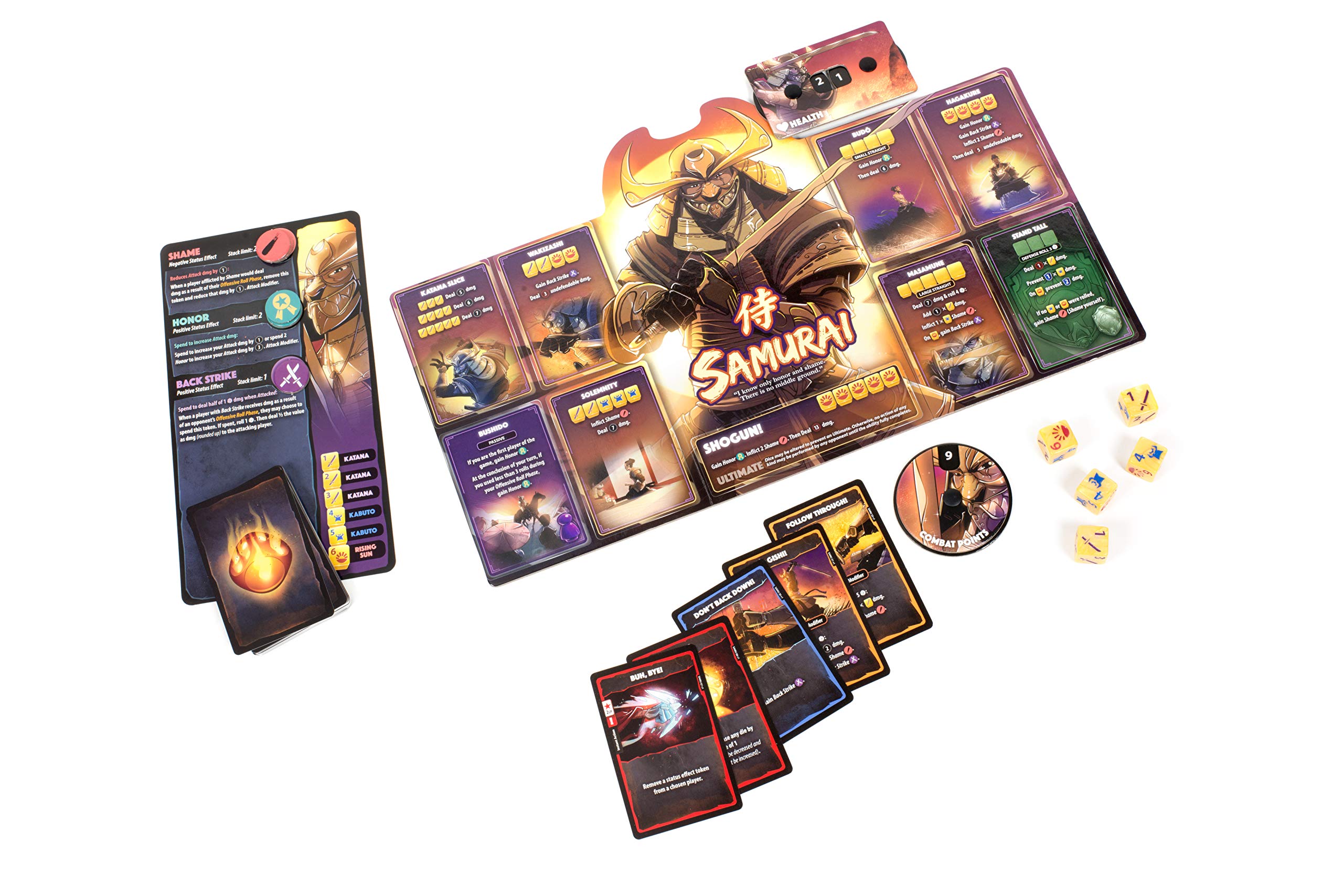 Snapklik.com : Gunslinger Vs Samurai -Dice Throne: Season Two Board Game