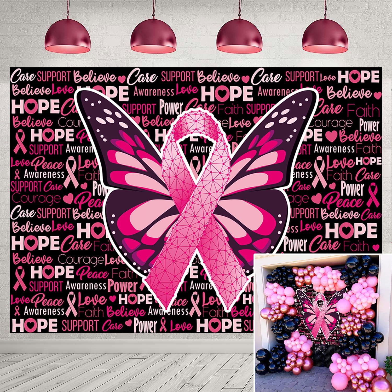 Amazon.com : Breast Cancer Decorations Pink Breast Cancer Awareness ...