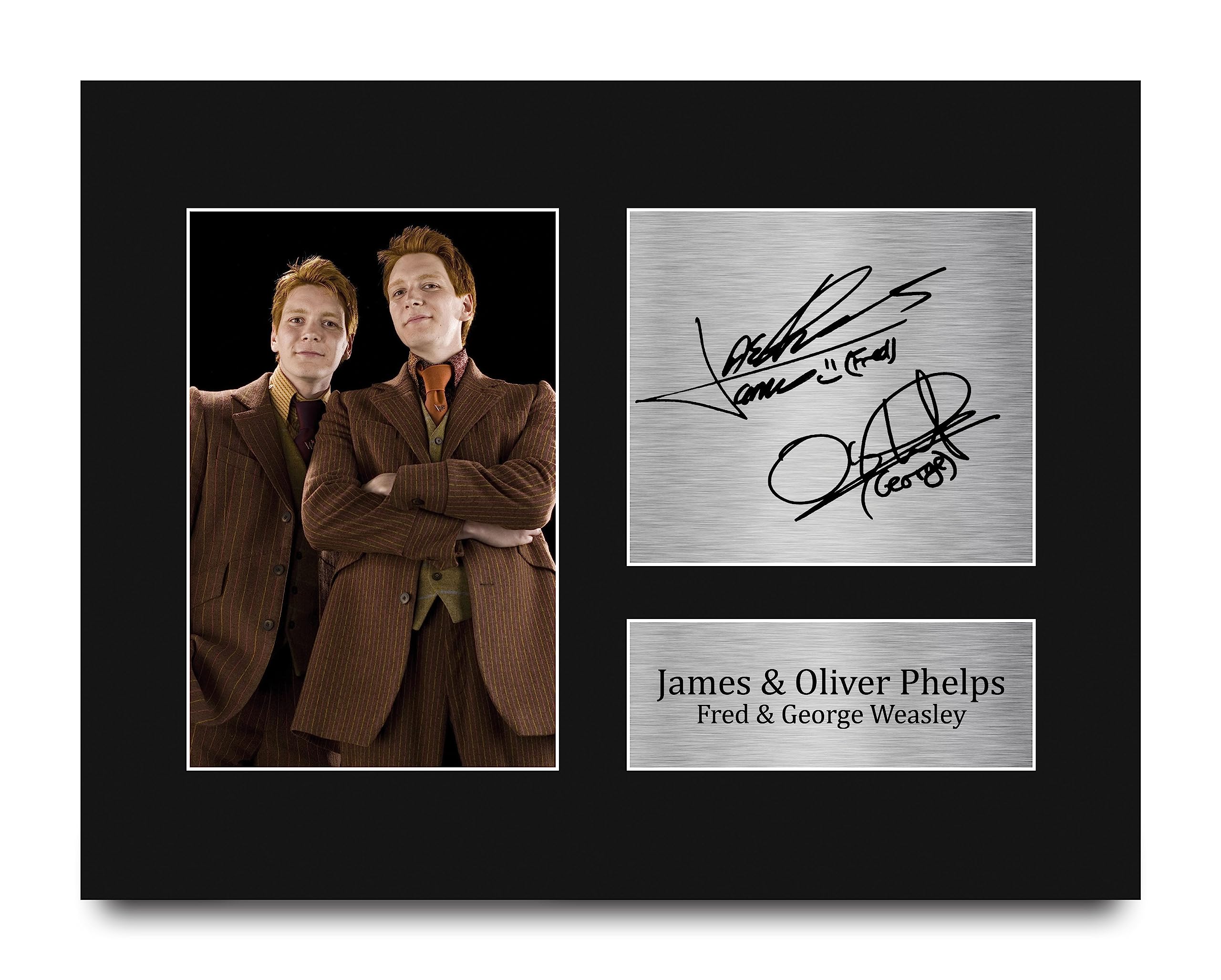 Amazon.com: HWC Trading James & Oliver Phelps Harry Potter Fred ...