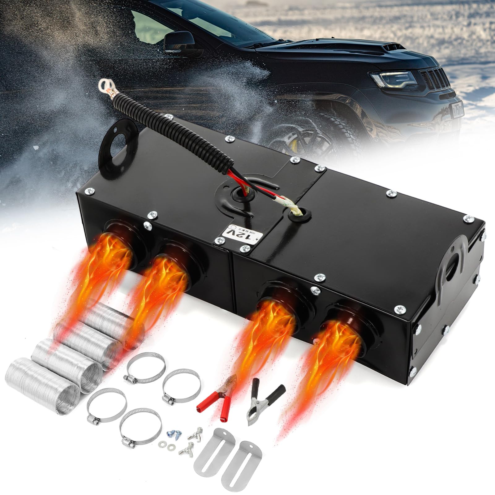 Snapklik.com : DaisyInner 500w Car Heater 12 Volt Camping Heaters ...