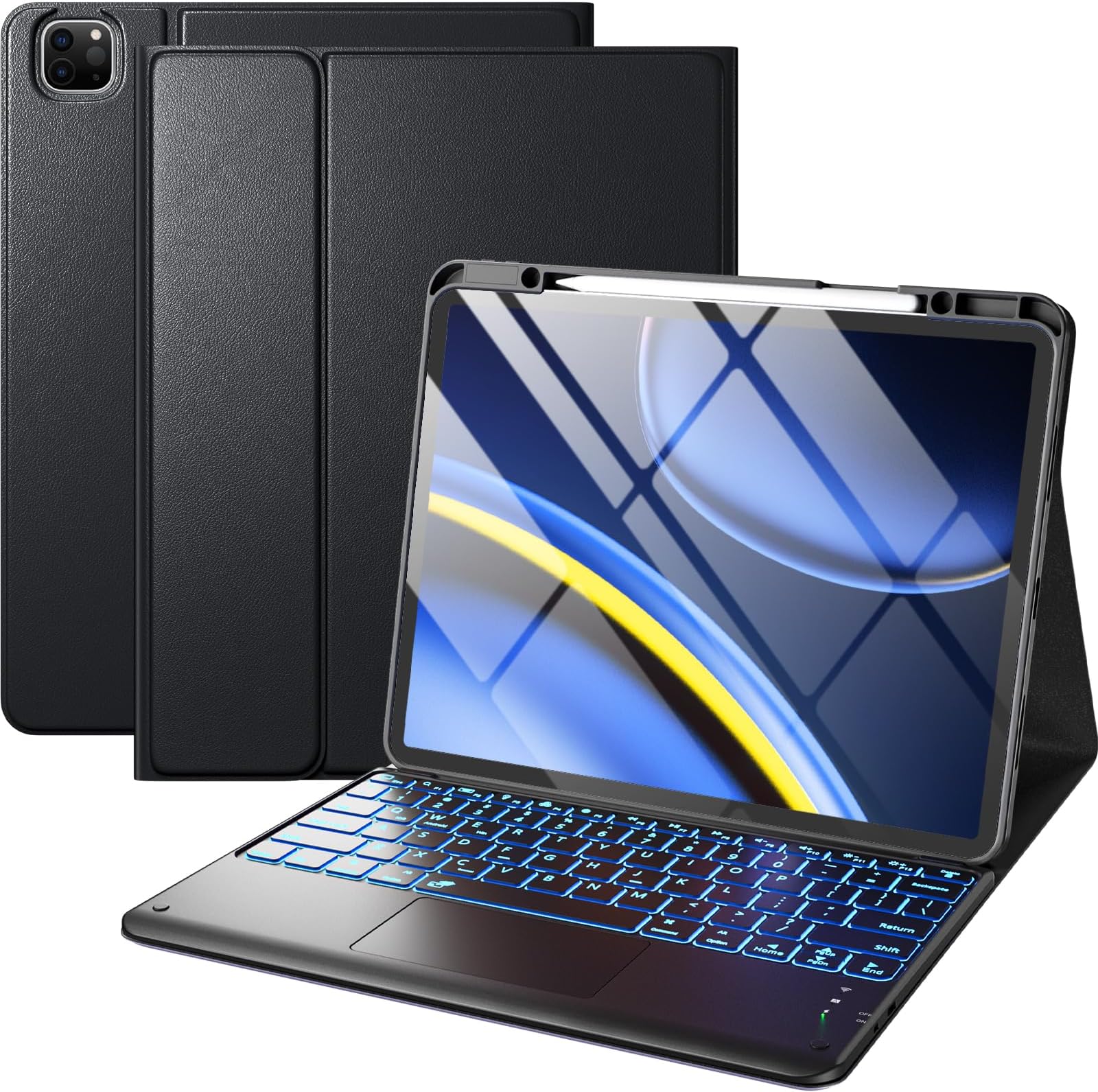 Amazon.com: QYiiD Keyboard Case for iPad Pro 12.9 Inch 2017/2015 (1st ...