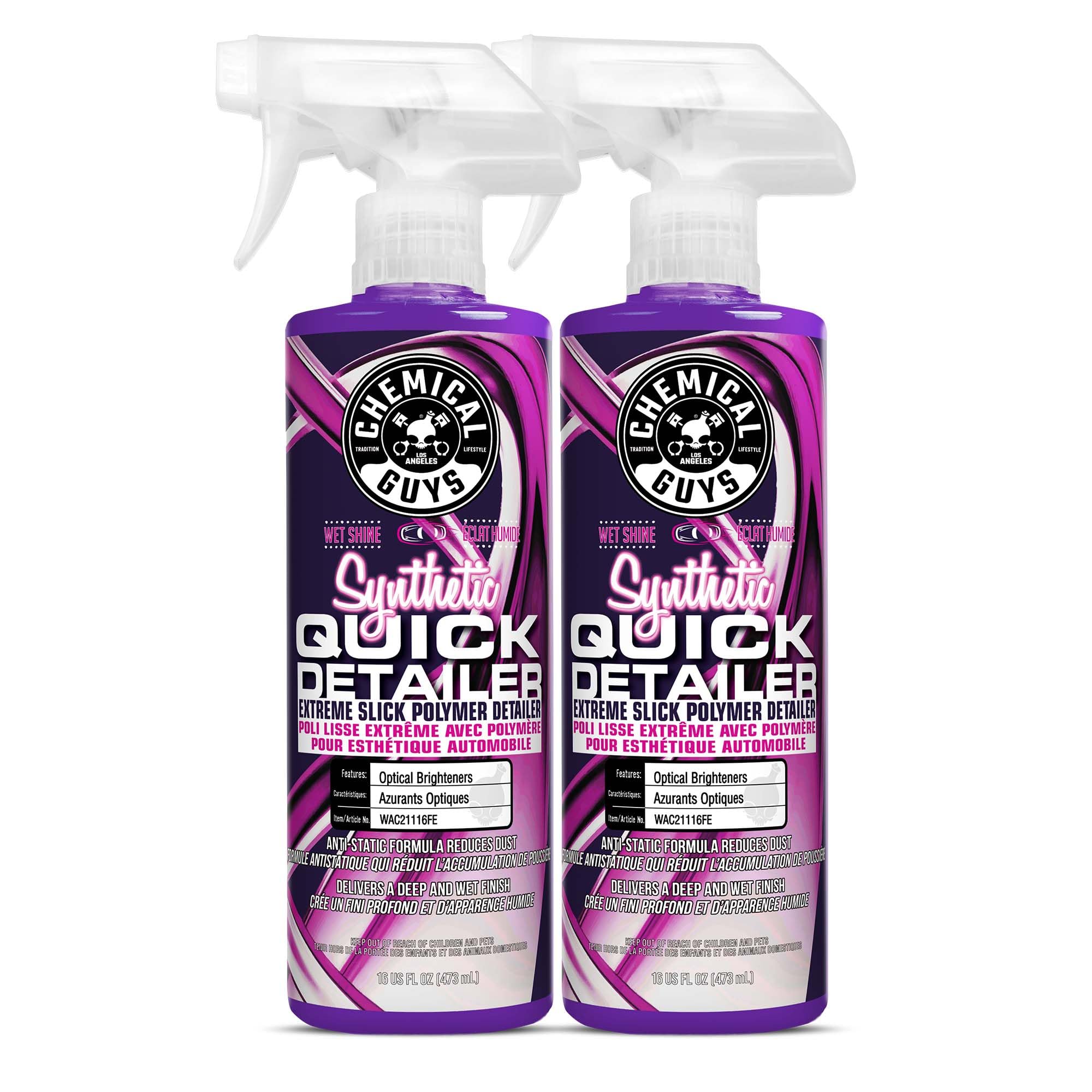 Chemical Guys WAC2111602FE Synthetic Quick Detailer, Extreme Slick ...