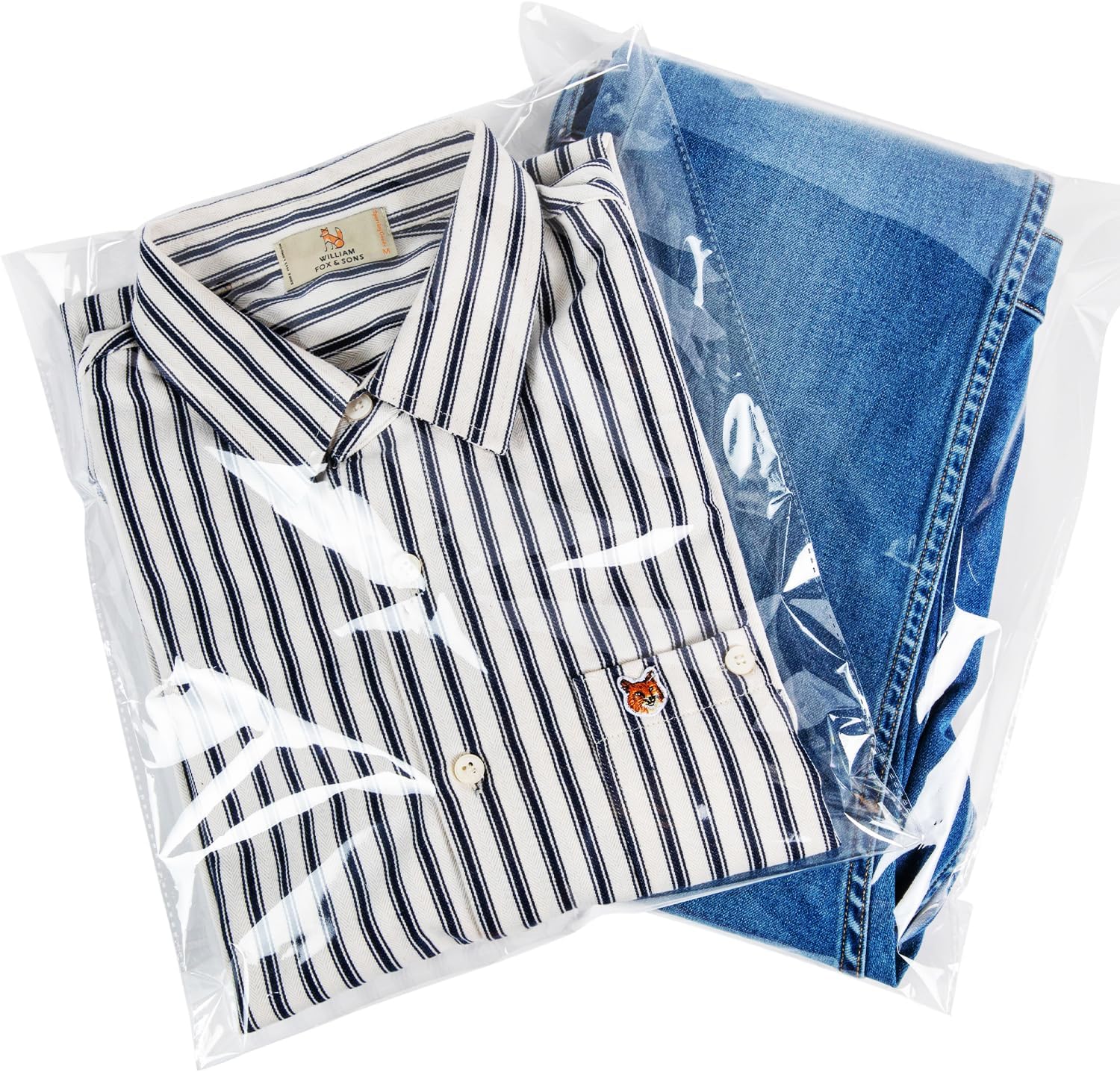 Amazon.com: Clear Resealable Cellophane Plastic Bags Self Adhesive for ...