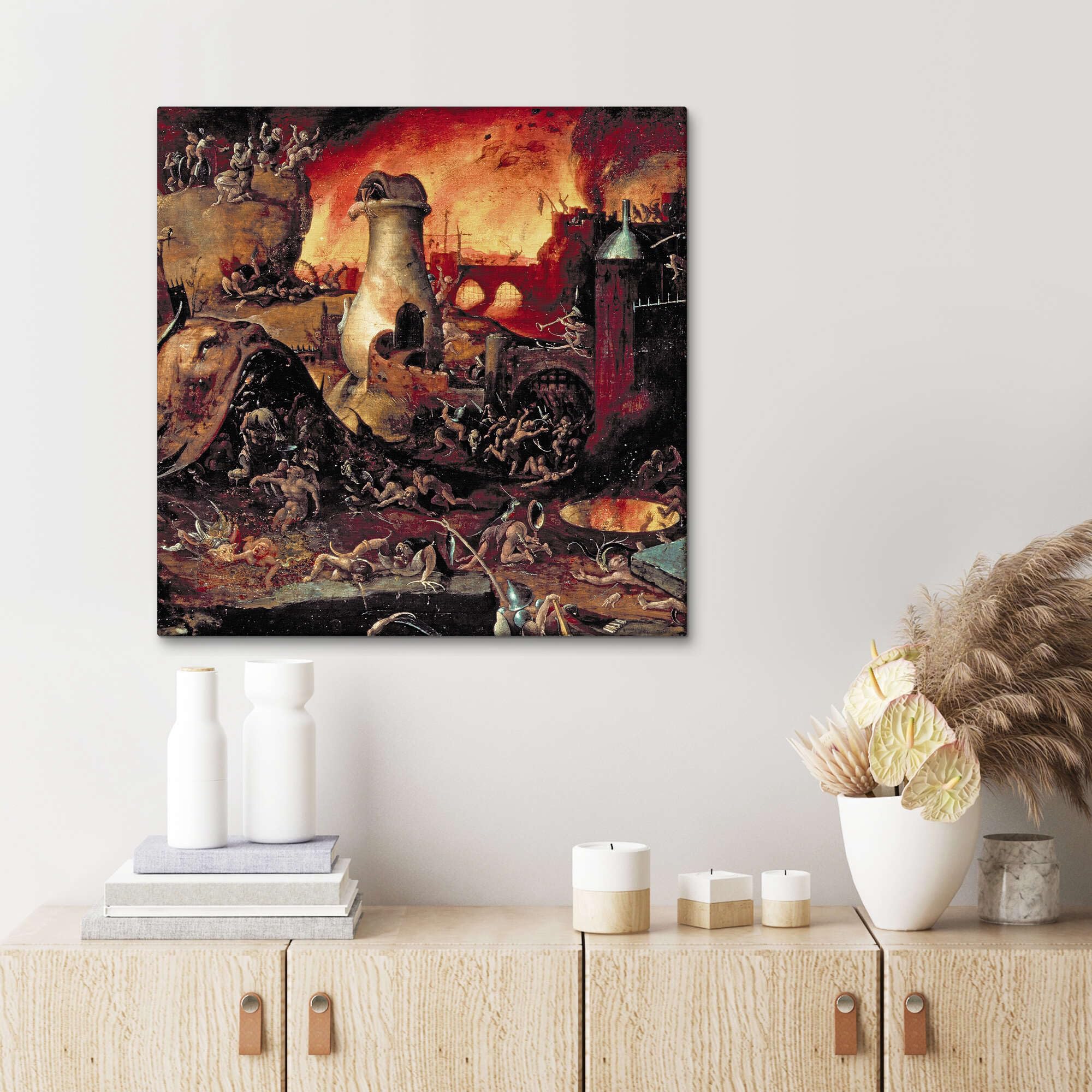 Le Tableau De L'enfer Le Triomphe De La Guillotine En Enfer De Nicolas