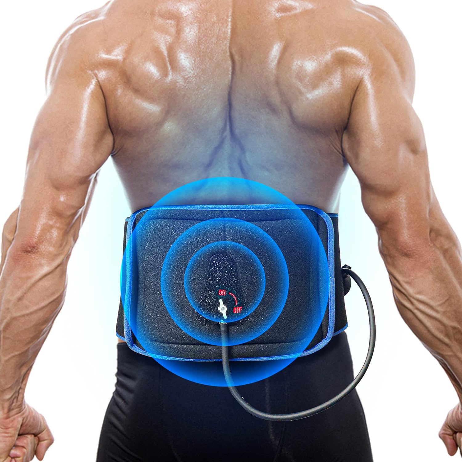 Arctek Ice Pack for Back Pain with Compression System - Back Ice Pack ...