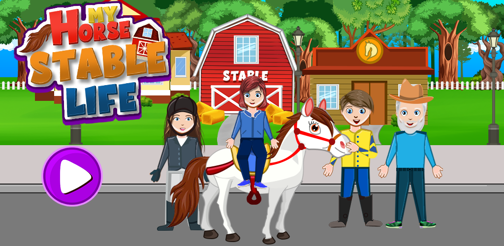 Pretend Horse Stable Life | Animal Farm Construction | Pet Vet Care ...