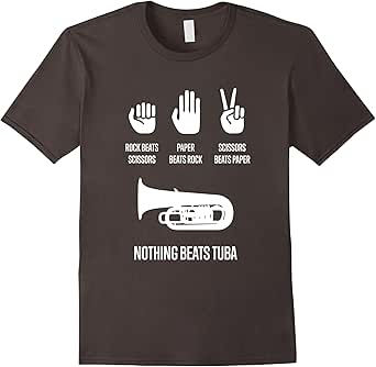 Amazon.com: Nothing Beats Tuba Funny Tuba Player Lover T Shirt Gifts ...