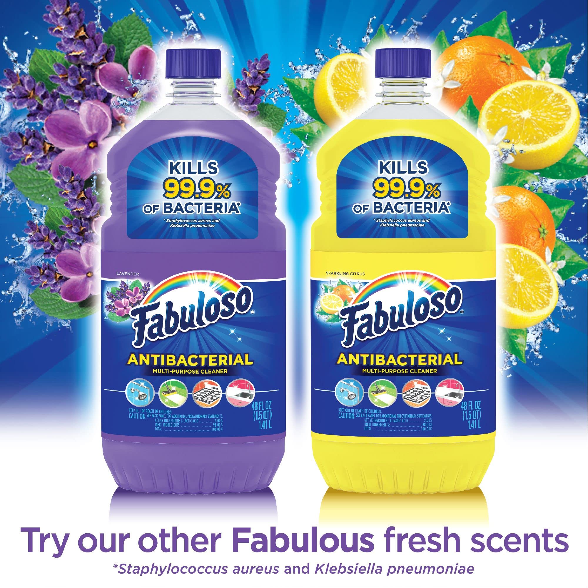 Fabuloso Complete All-Purpose Cleaner, Lavender - 48 fluid ounce