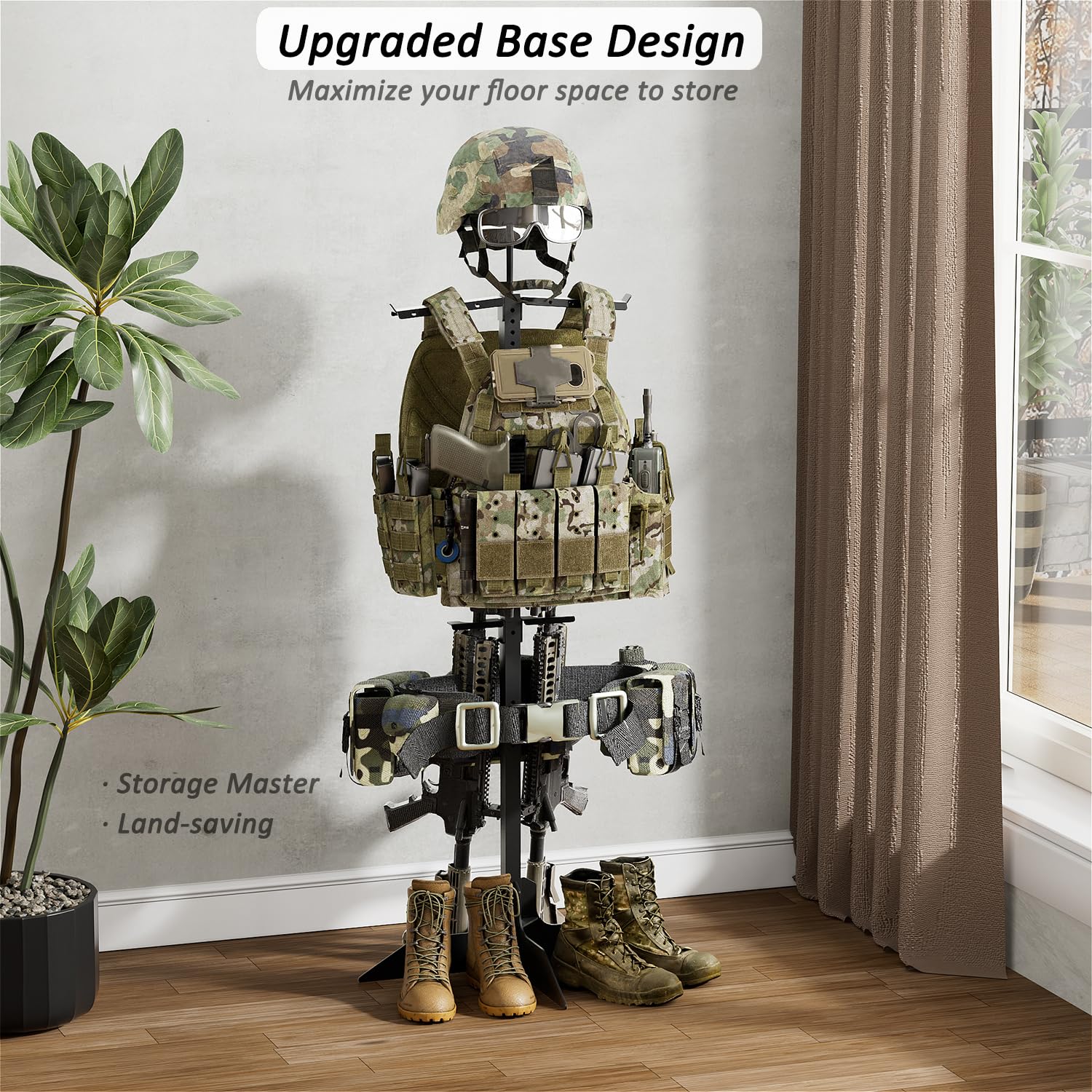 Tactical Gear Stand Tactical Military Gear Stand, Heavy Duty Tactical ...