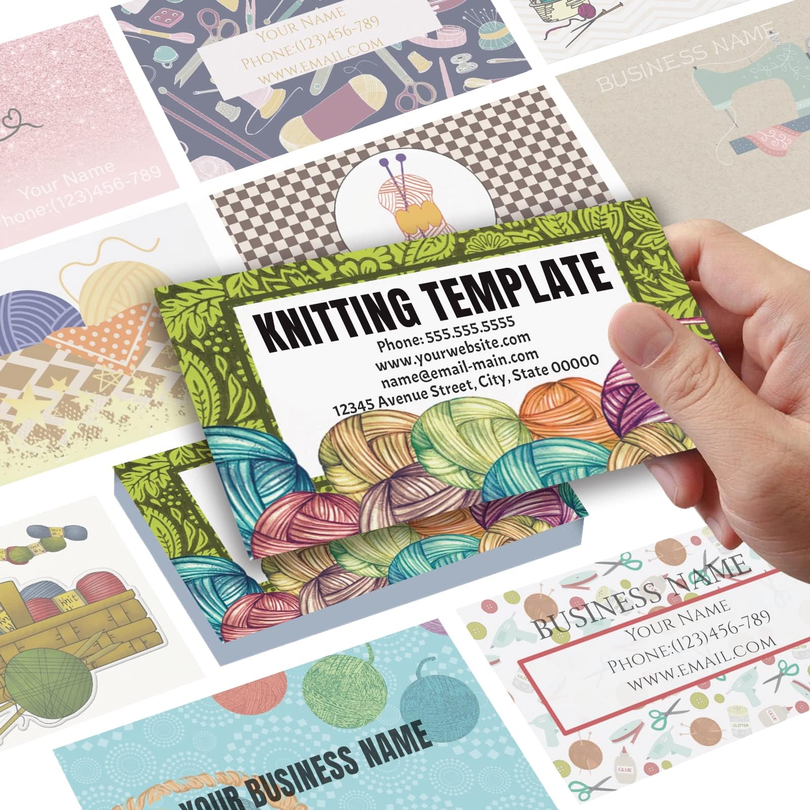 Amazon.com : Business Cards Customize with Wood Texture Templates ...