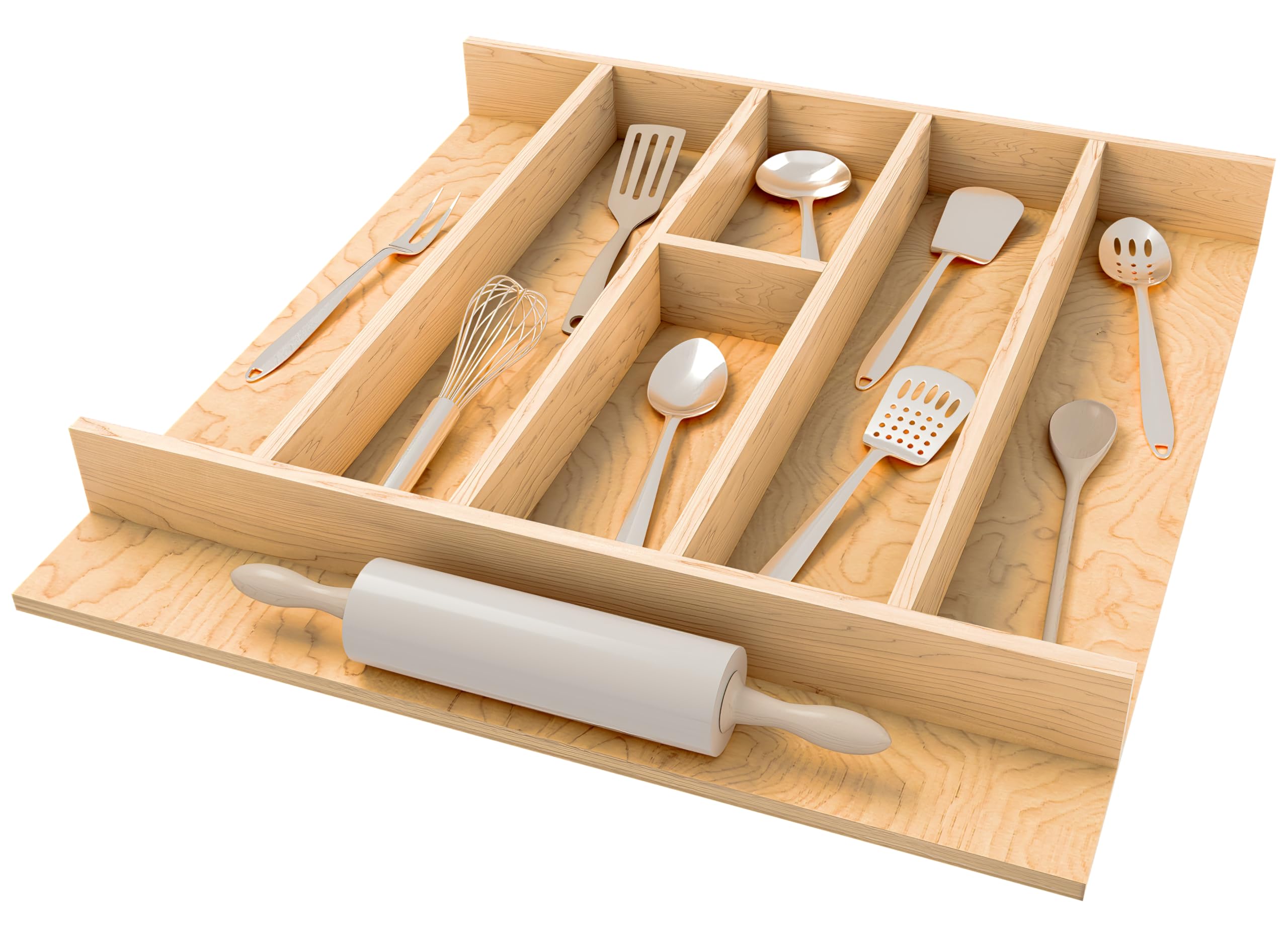 Amazon.com: Rev-A-Shelf Natural Maple Right Size Utensil Insert Home ...