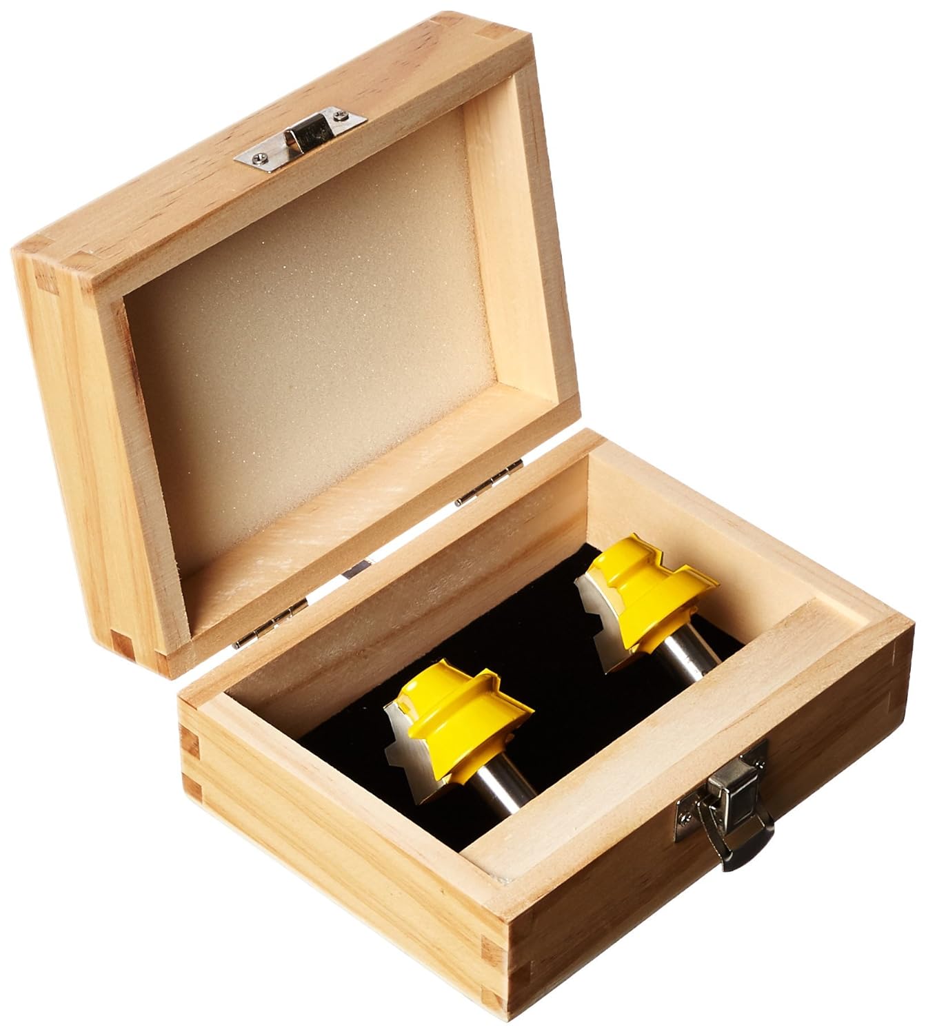 Yonico 15220 - Lock Miter Router Bit Set, Miter Angle: 22.5 Deg, Stock ...