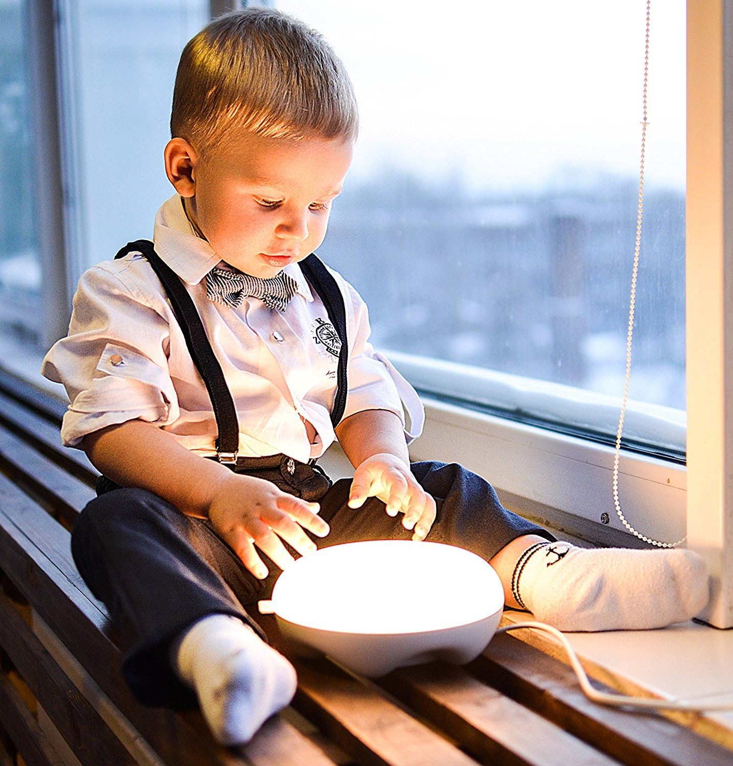 The Luxe Motion Activated Baby Lamp for Kids Night Light, Modern ...