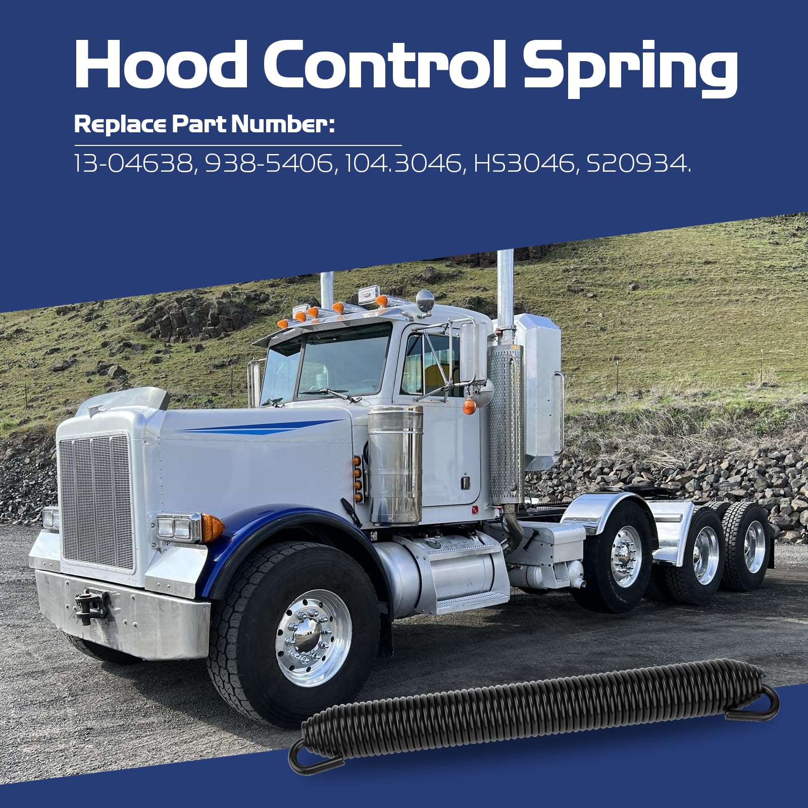 Peterbilt 379 Hood Parts Hood Tilt Spring Assist 13-04638 - OEM ...