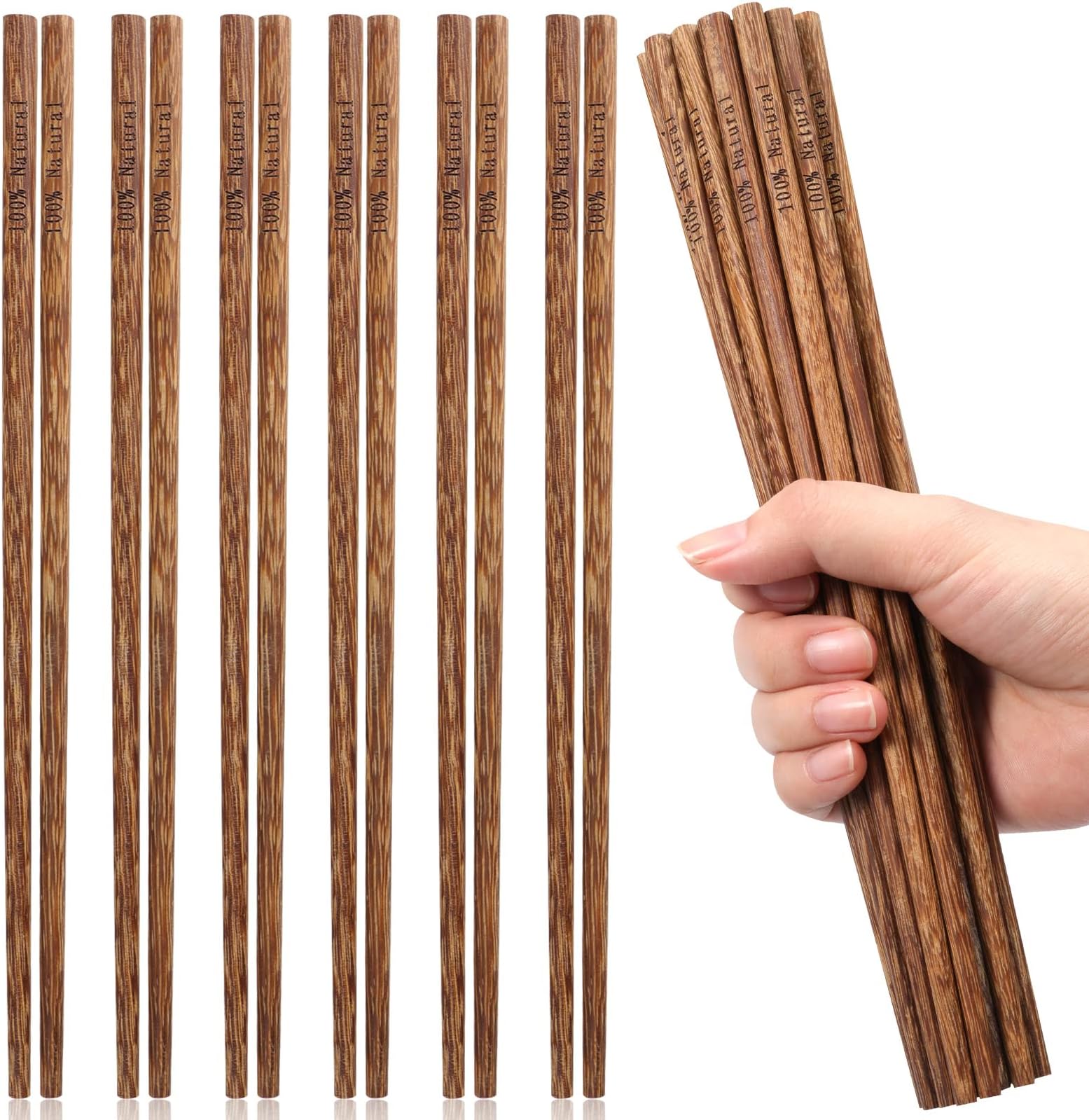 Chopsticks,Chop Sticks Wooden, Chop Stix, 10 Pairs Resusable Chinese ...