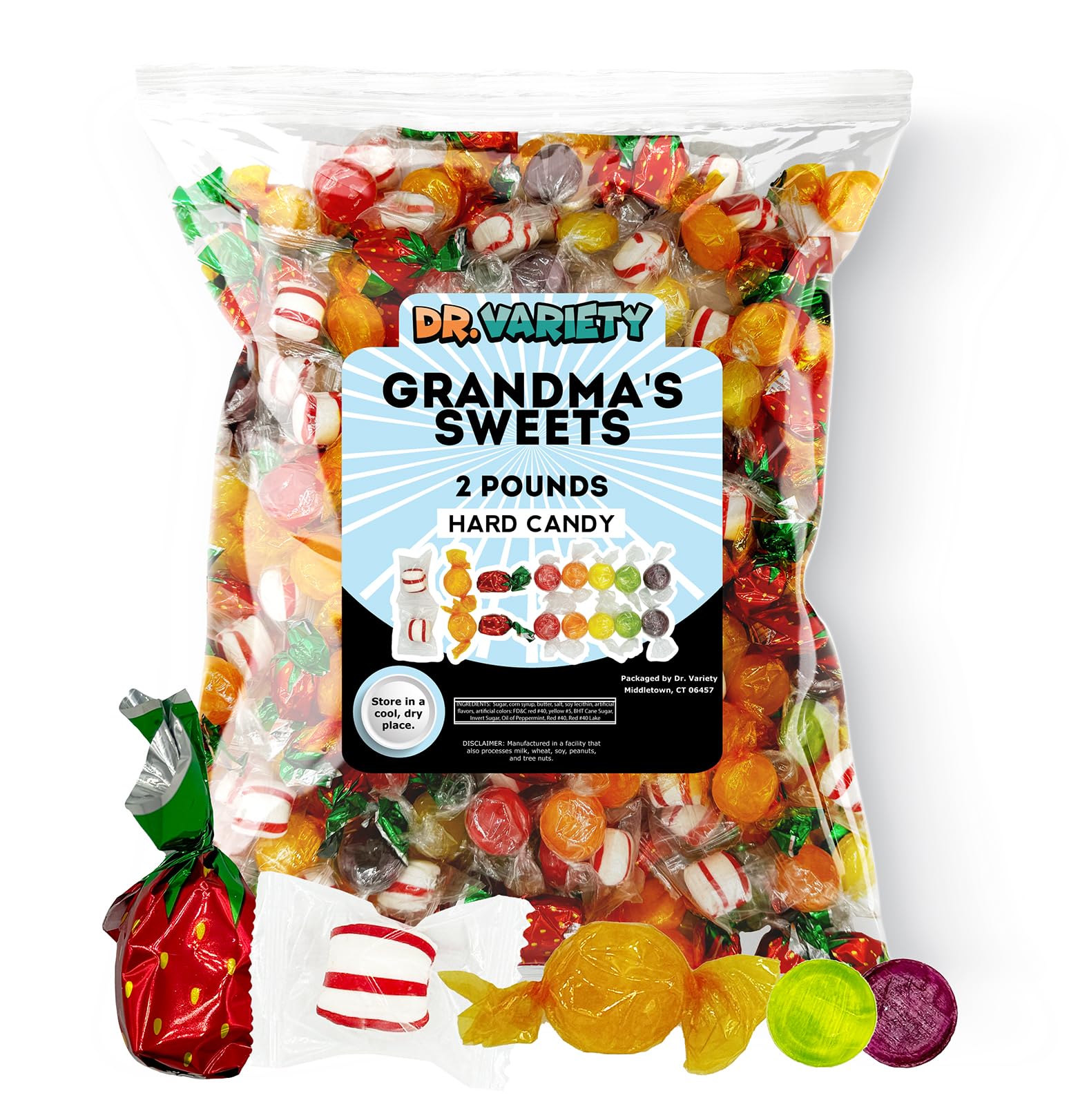 Amazon.com : Old Fashioned Candy Assortment (2lb) - Bulk Grandma Candy ...