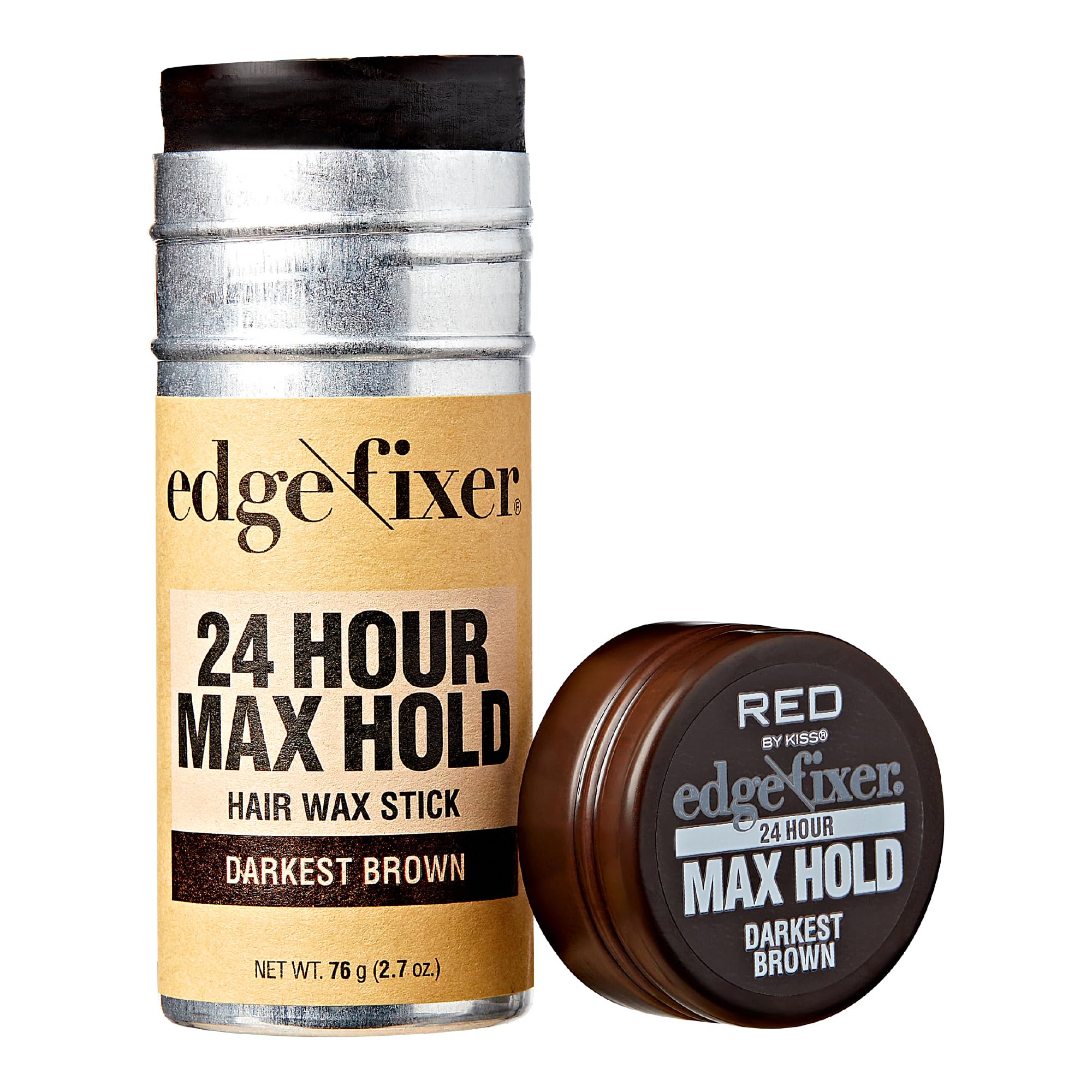 Amazon.com : Red by Kiss Hair Wax Stick 24HR Max Hold Edge Fixer Edge ...
