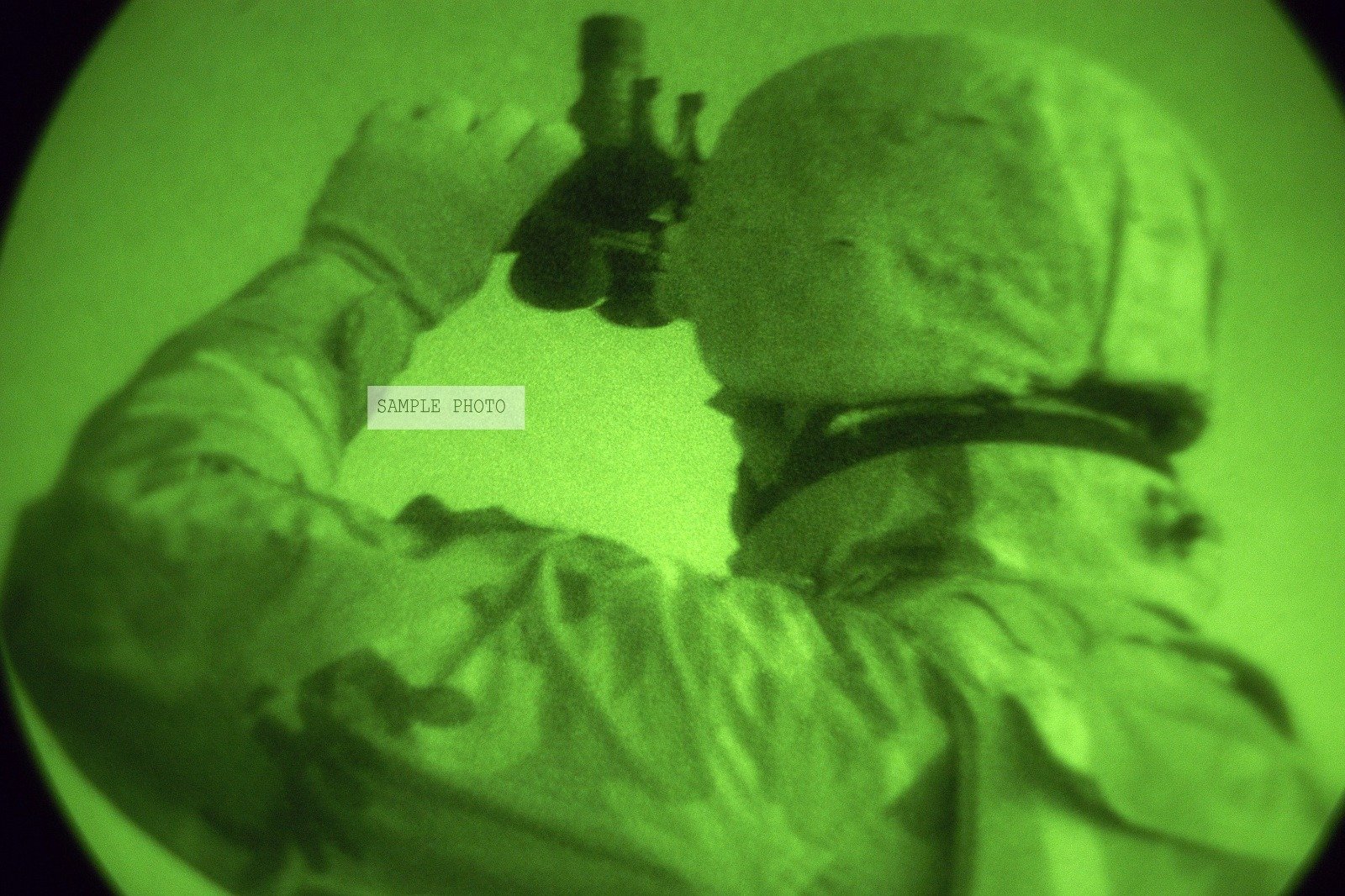 Photo Night Vision Light Enhanced Photography Showing Us Marine Corps ...