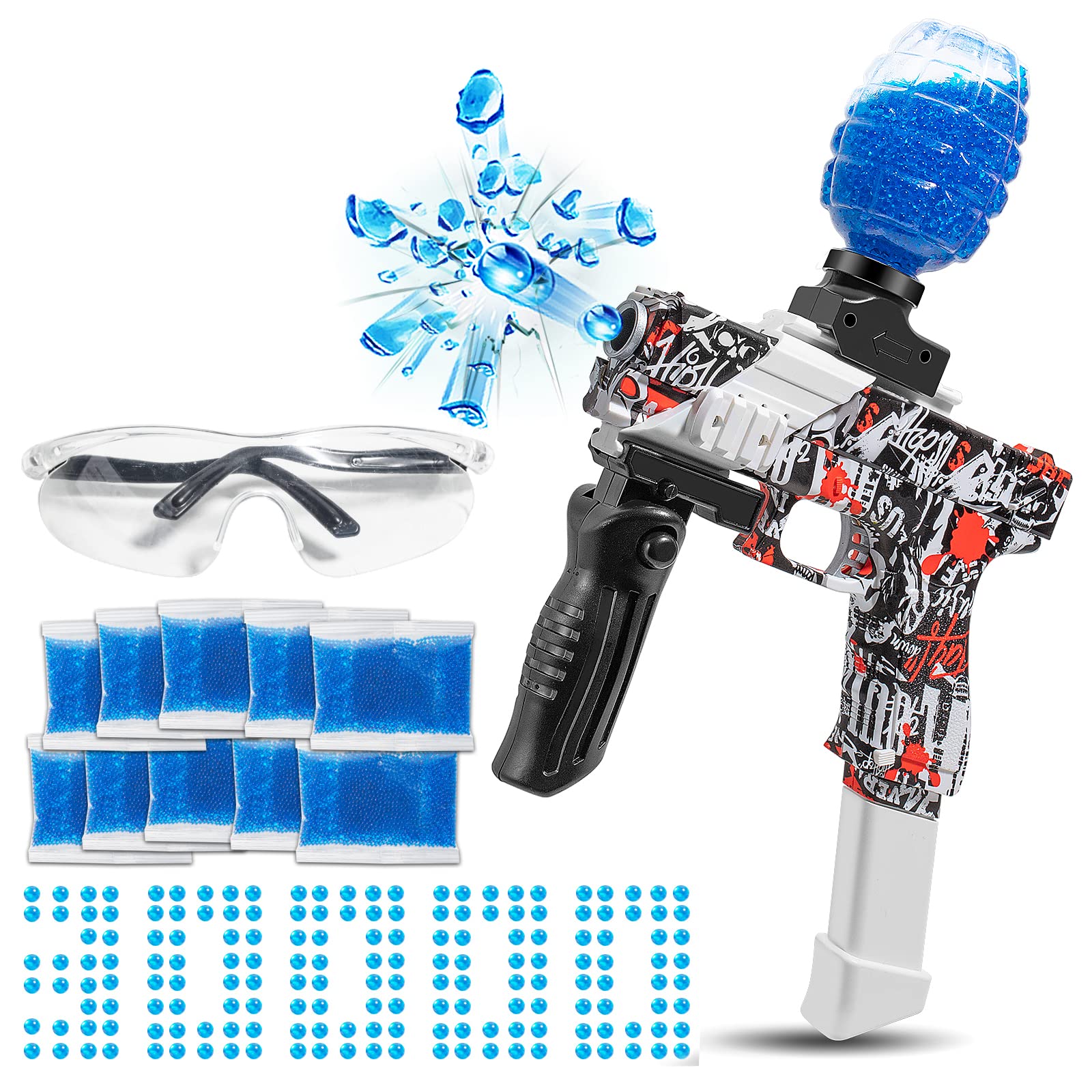 Electric Gel Toy Gun Ball Blaster Splash Ball Gun Automatic ...