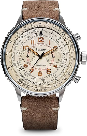 Amazon.com: Stauer Co-Pilot Men's Chronograph Watch with Stainless ...