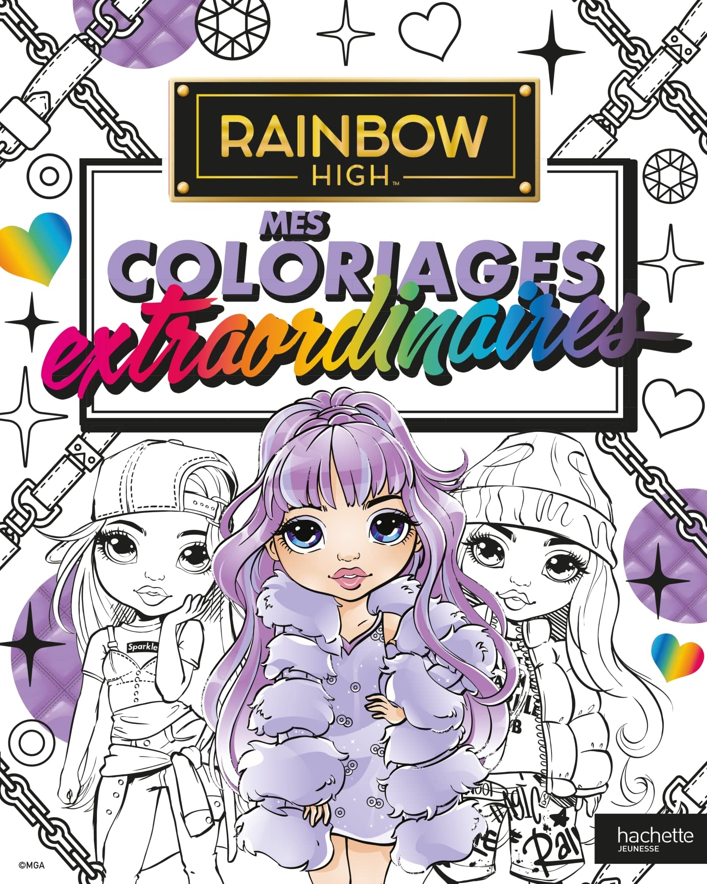 Rainbow High - Coloriages extraordinaires : Collectif: Amazon.com.mx ...
