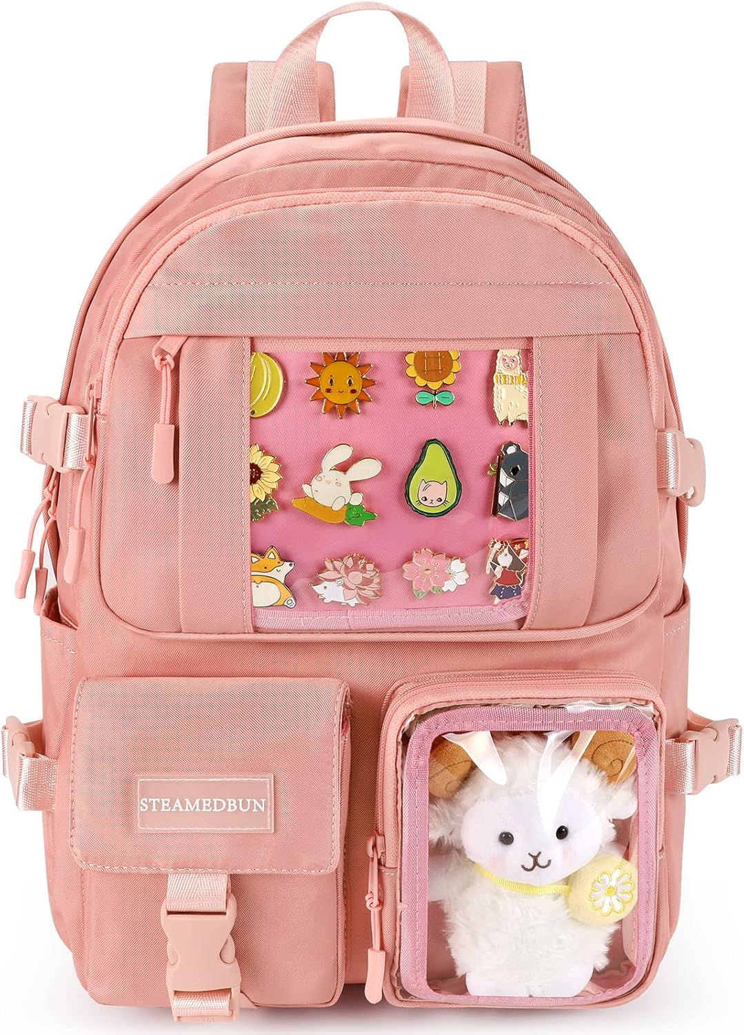 Amazon.com | STEAMEDBUN Kawaii Backpack Cute Aesthetic Backpack for Girls,Ita Backpack with ...