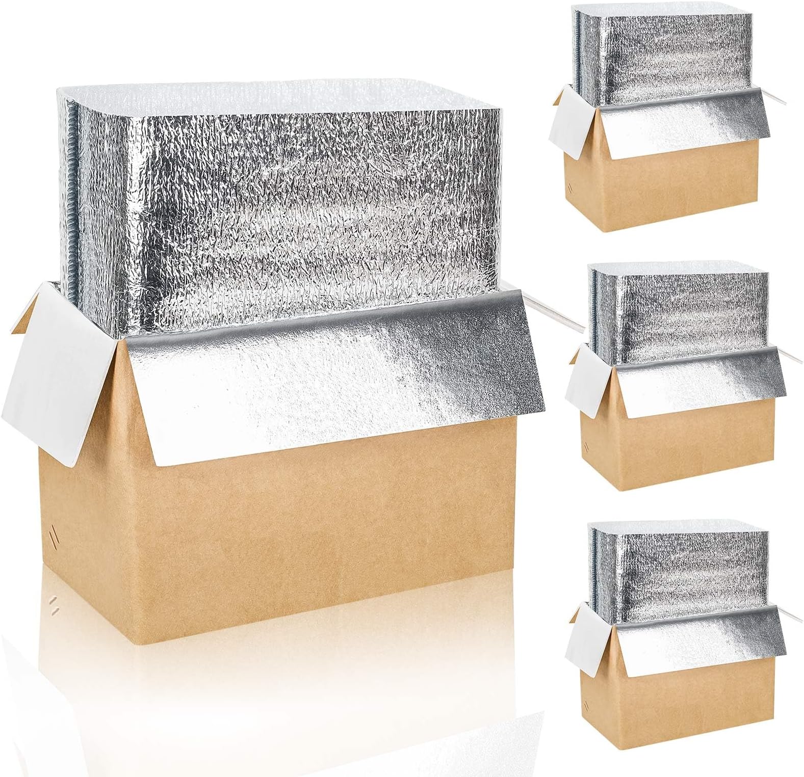 Amazon.com : Amiff Foil Insulated Box Liners, 8 x 8 x 8 Inches. 10 Pack ...