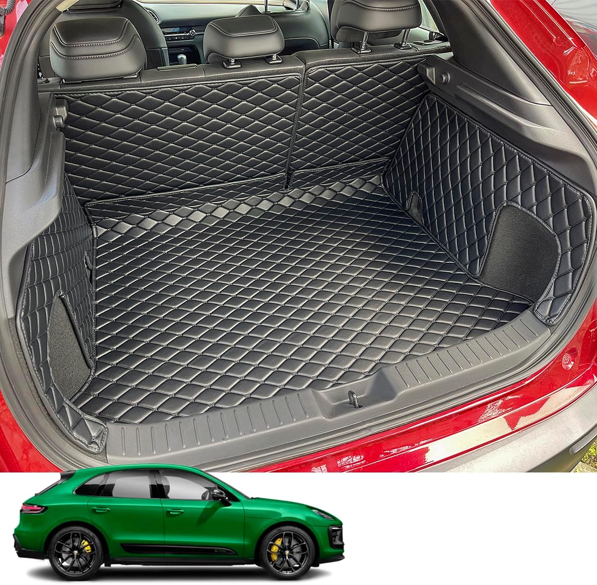 Amazon.com: 7DEEKEI for 2015-2024 Porsche Macan Trunk Mat and Rear ...