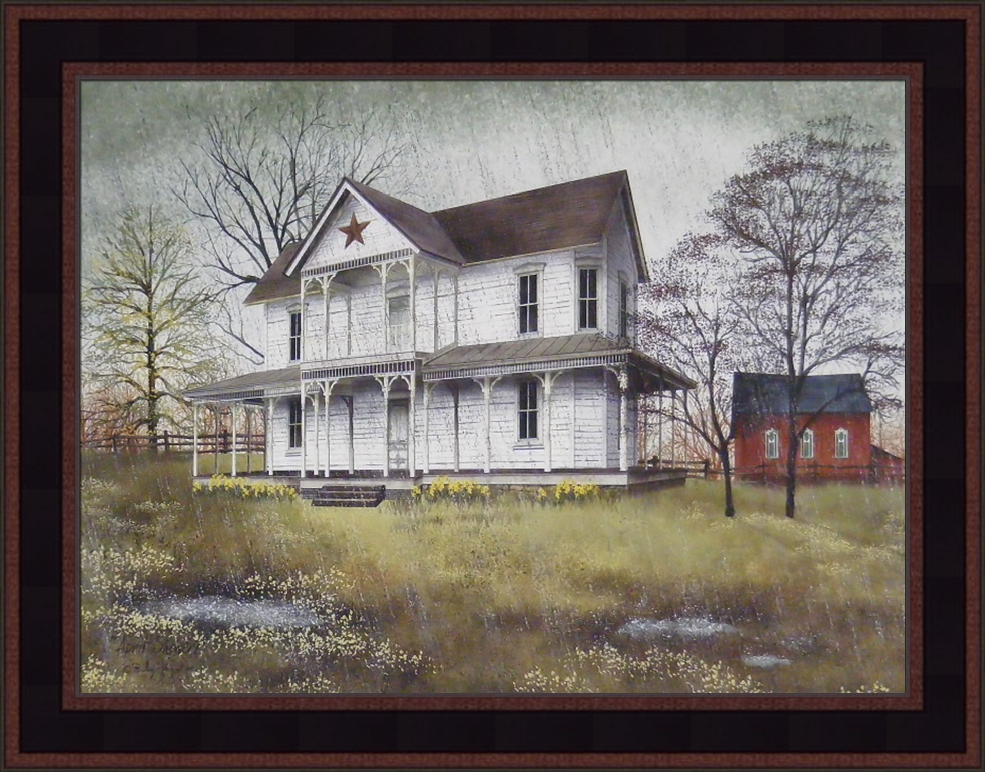 Primitive Harvest Folk Art Prints