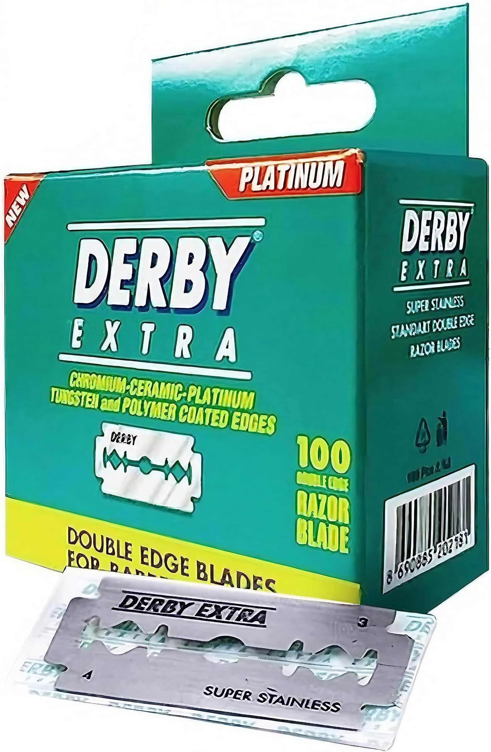 Amazon.com: Derby Extra Double Edge Razor Blades, 100 Count ...