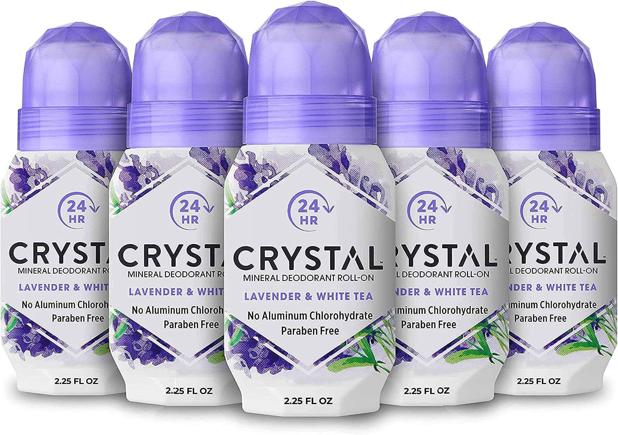 Amazon.com : CRYSTAL Deodorant Mineral Deodorant Roll-On, Lavender ...