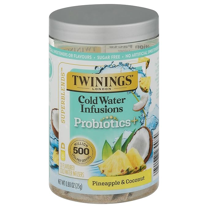 Amazon.com : Twinings, Superblends Probiotics Plus Pineapple & Coconut ...