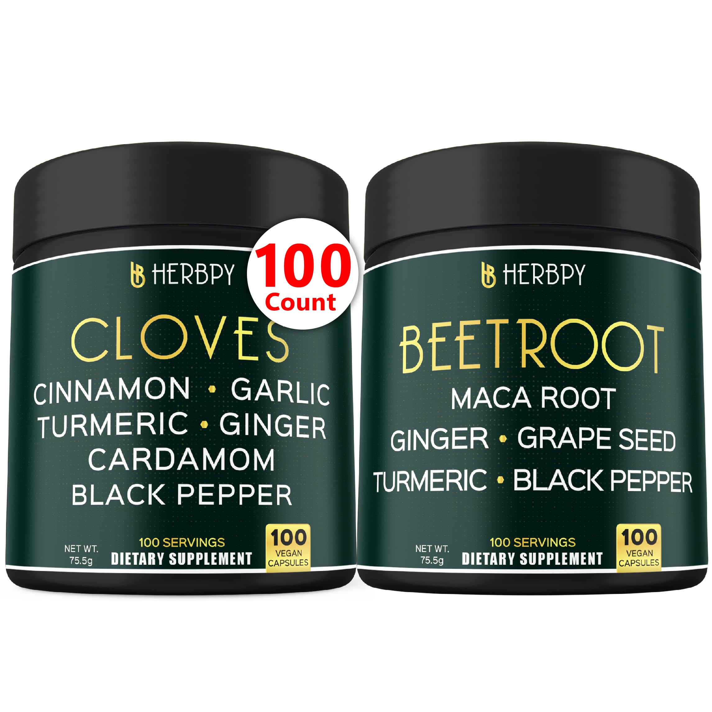Amazon.com: Herbpy Bundle 7in1 Cloves Supplement & 6in1 Beet Root ...