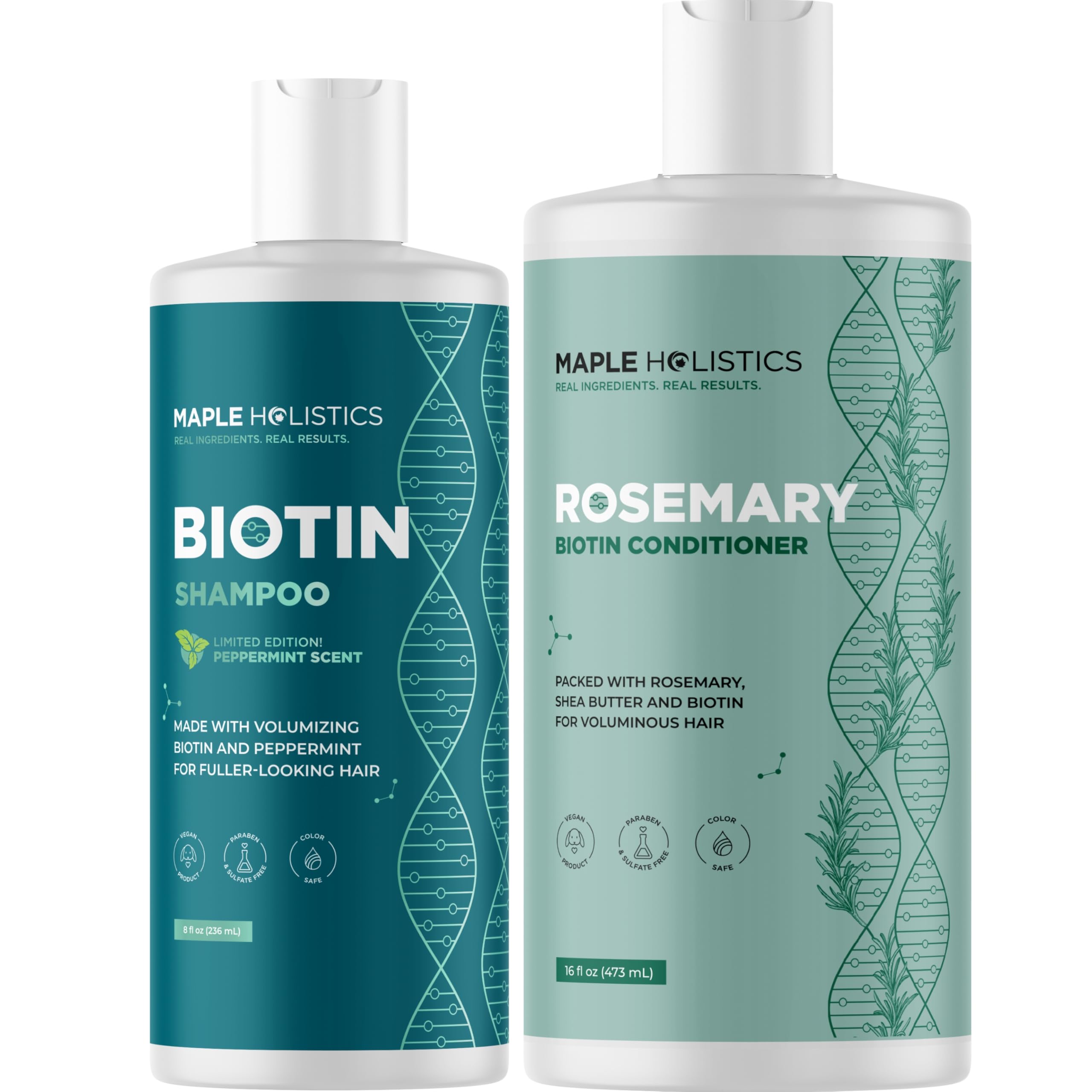 Amazon.com : Biotin Shampoo and Conditioner Set - Sulfate & Paraben ...